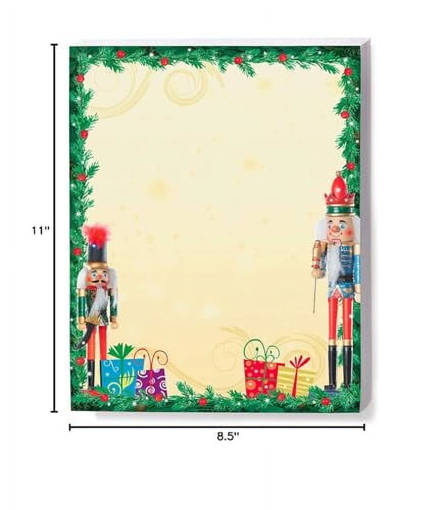 Paperdirect Nutcracker Holiday Charm Christmas Winter Theme Stationery ...