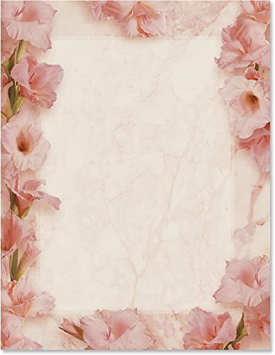 Paperdirect Simple Blossoms Spring Theme Paper Stationery, Border Paper ...
