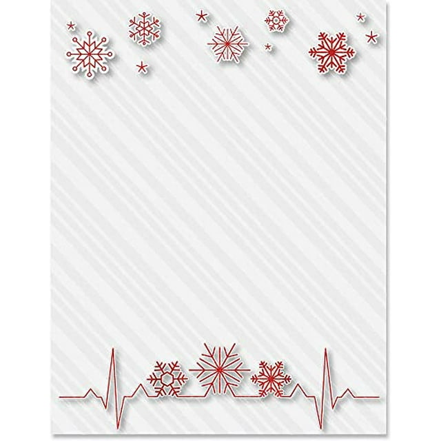 Paperdirect Snowman Hat Christmas Winter Holiday Theme Paper Stationery ...