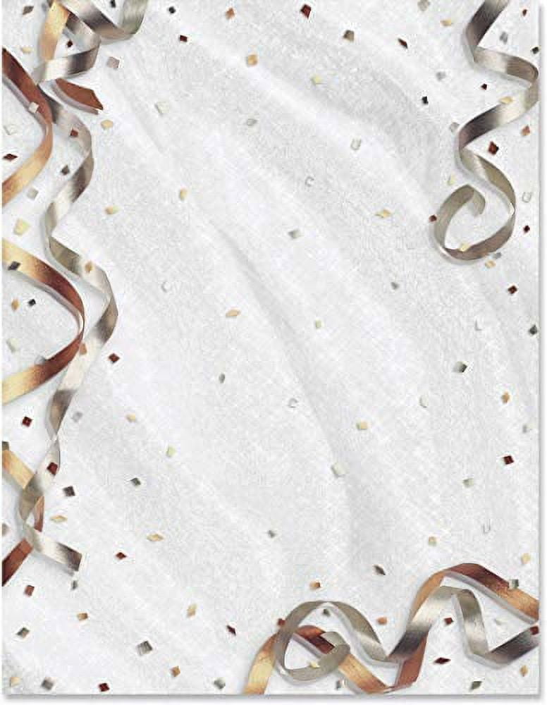 Paperdirect Soiree Celebration Birthday Theme Paper Stationery, Border ...