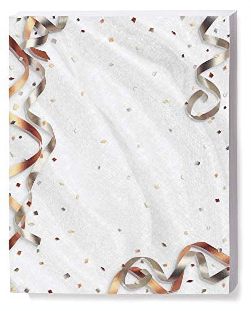 Paperdirect Soiree Celebration Birthday Theme Paper Stationery, Border ...