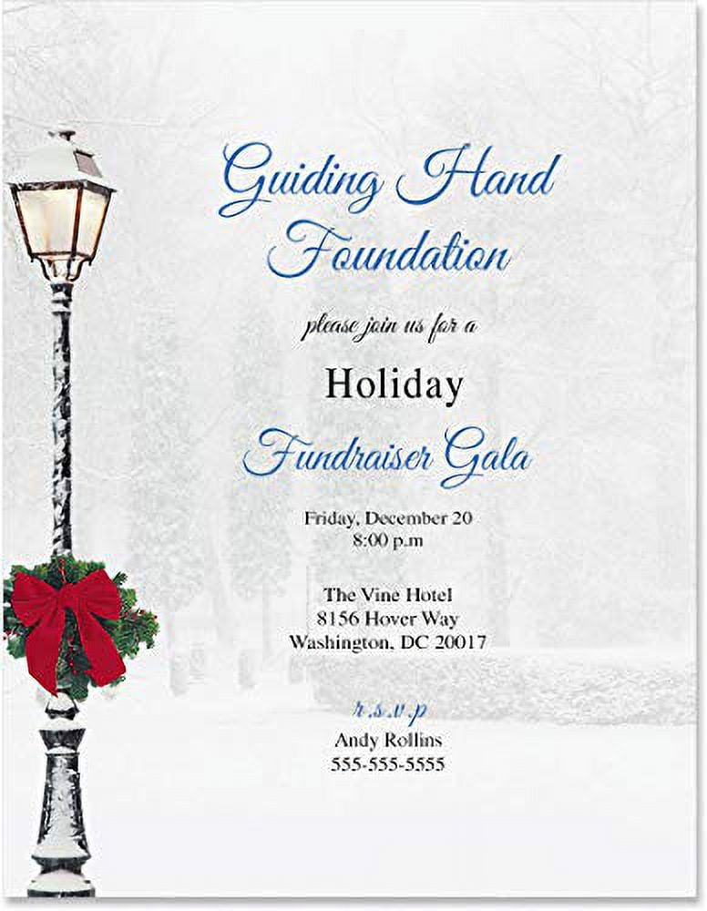 Paperdirect Winter City Elegance Christmas Holiday Theme Stationery ...