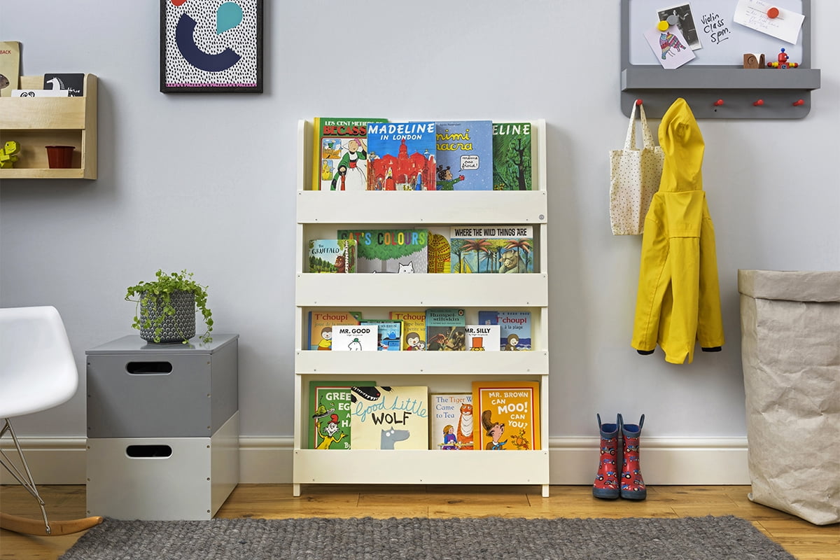 Paperflow USA The Tidy Books Kids Bookshelf - Ivory - Walmart.com
