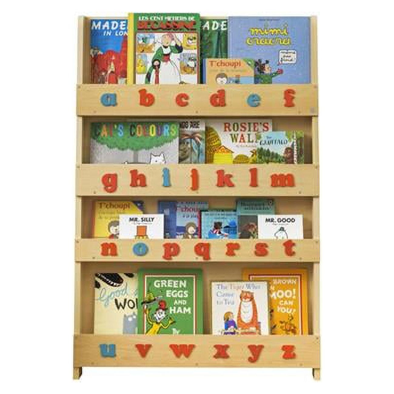 Paperflow USA The Tidy Books Kids Bookshelf, Natural - Walmart.com