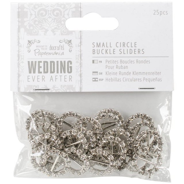 Papermania Ever After Wedding Buckle Ribbon Sliders, 25pk - Walmart.com