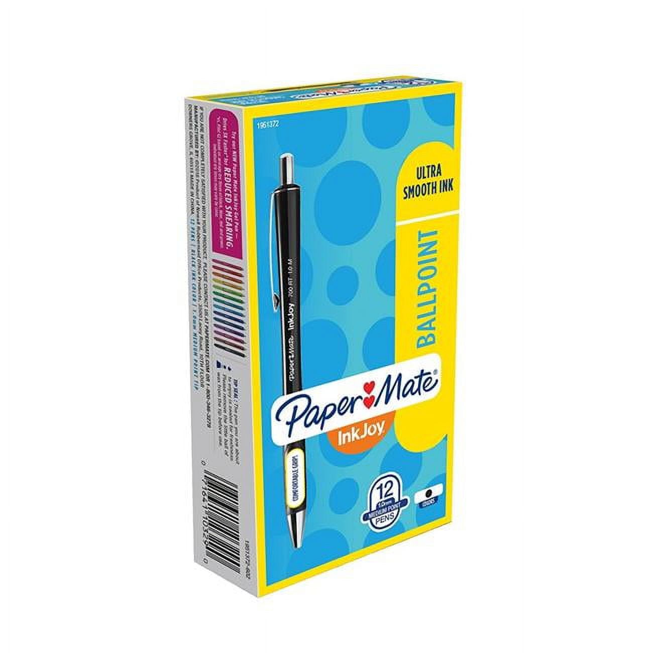 Papermate 1951372 1 mm Inkjoy 700 RT Retractable Ballpoint Pen, Black ...