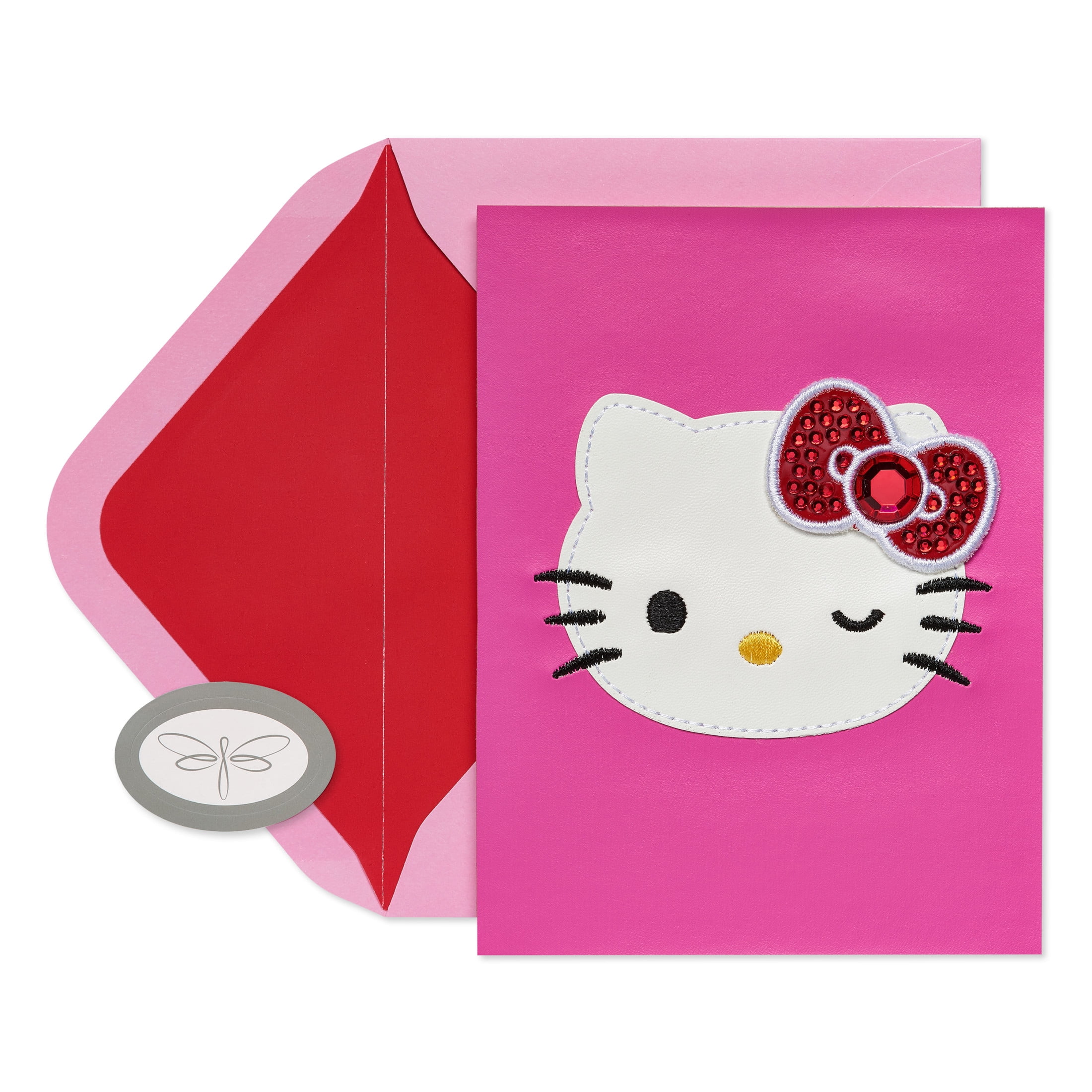 Papersong Premium Hello Kitty Blank Birthday Card (Hugs & Happy ...