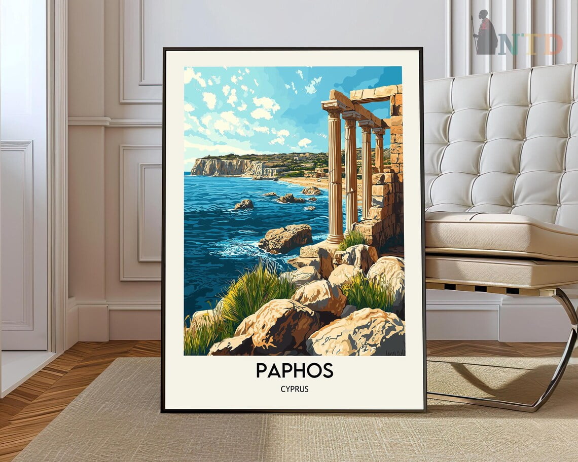 Paphos Print, Paphos Wall Art, Paphos Poster, Paphos Photo, Paphos ...
