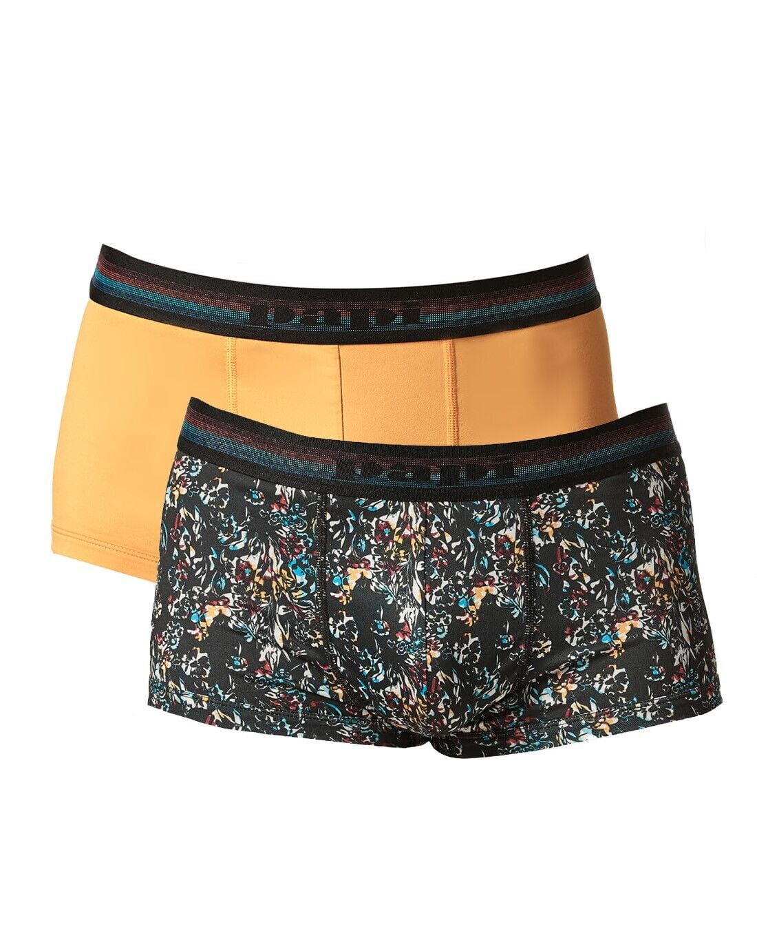 Papi 2-Pack Brazilian Trunk Underwear - UMPA107 (Black/Cadmium Yellow, M) - Walmart.com