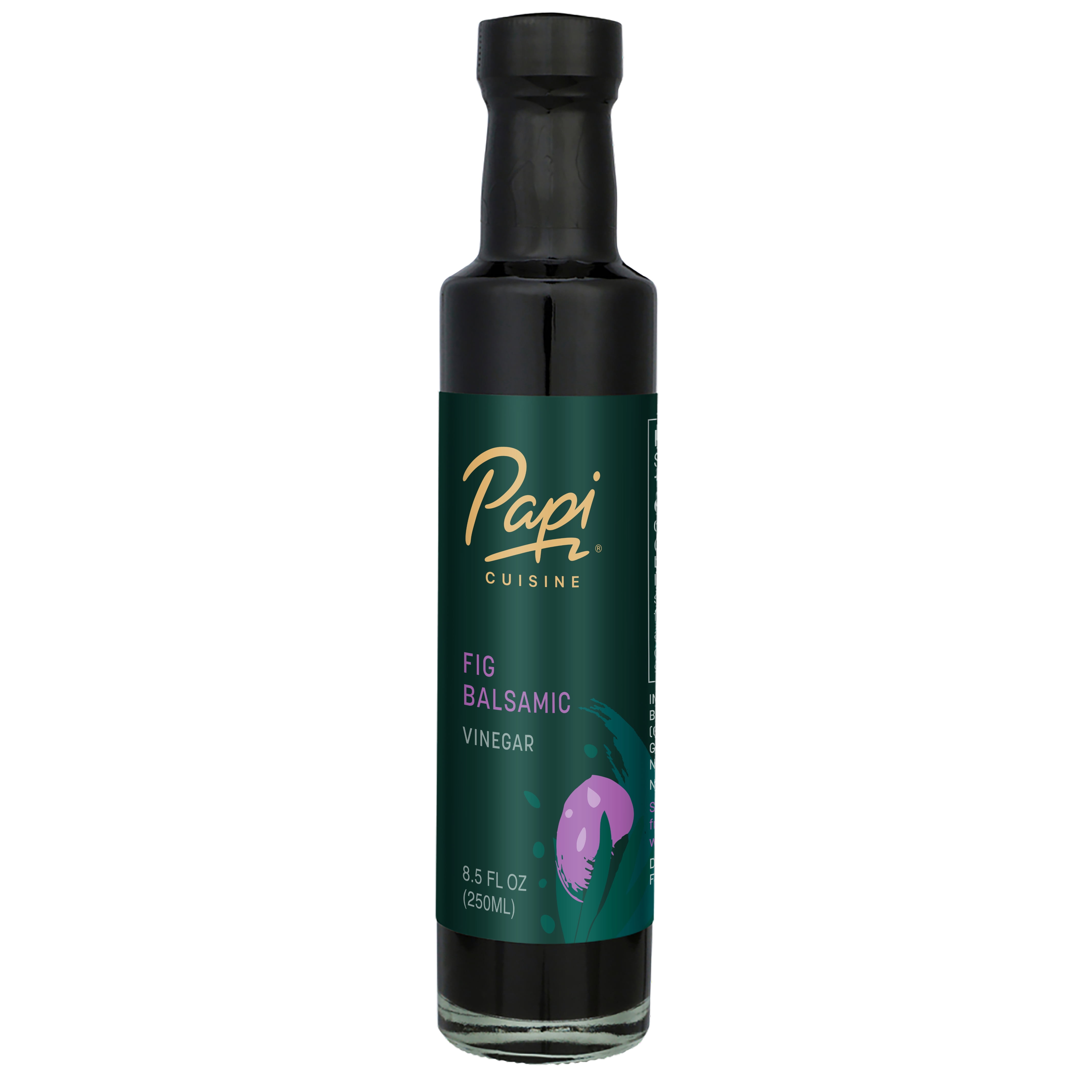 Papi Cuisine Fig Balsamic Vinegar, 8.5 oz Bottle - Walmart.com