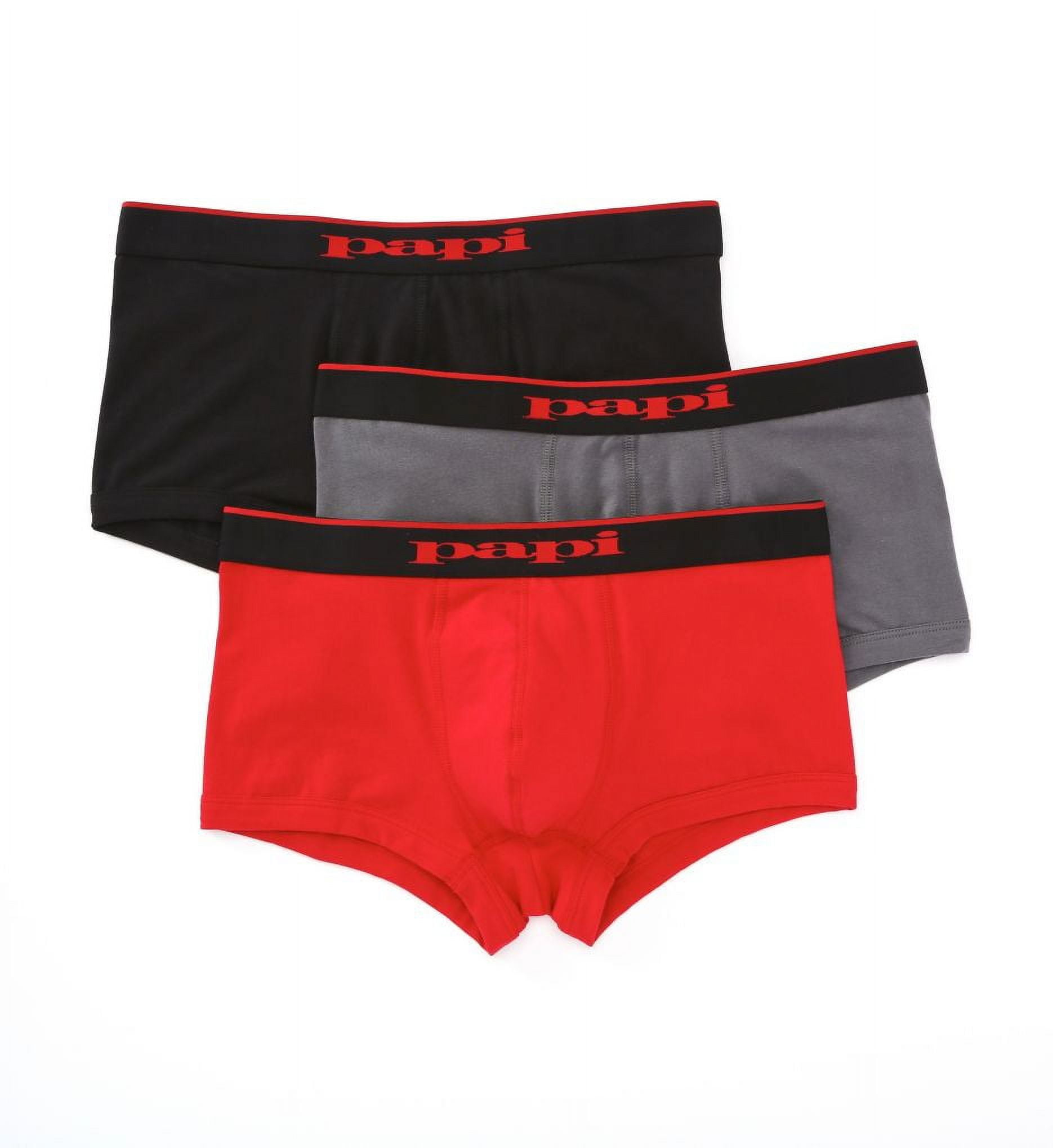 Papi Solid Brazilian Cut Trunks (3 Pack) (Men) - Walmart.com
