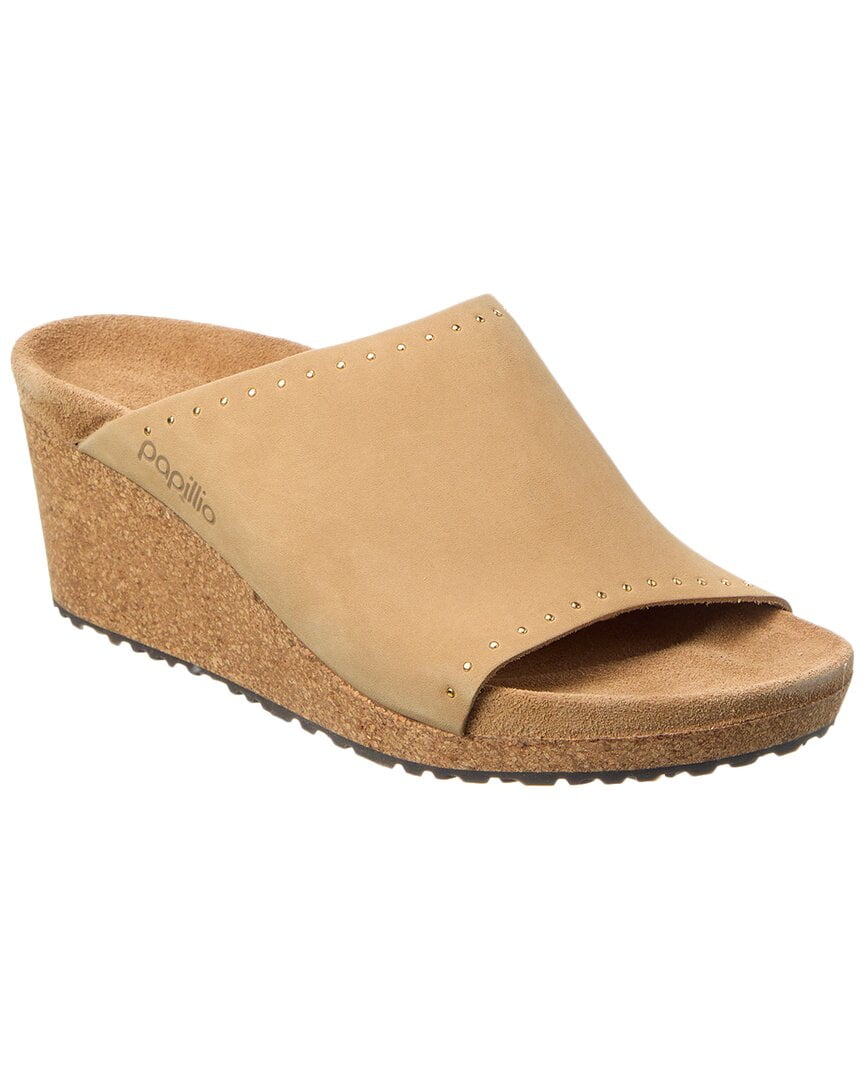 Papillio by Birkenstock Namica Rivets Narrow Leather Wedge Sandal, 42 ...