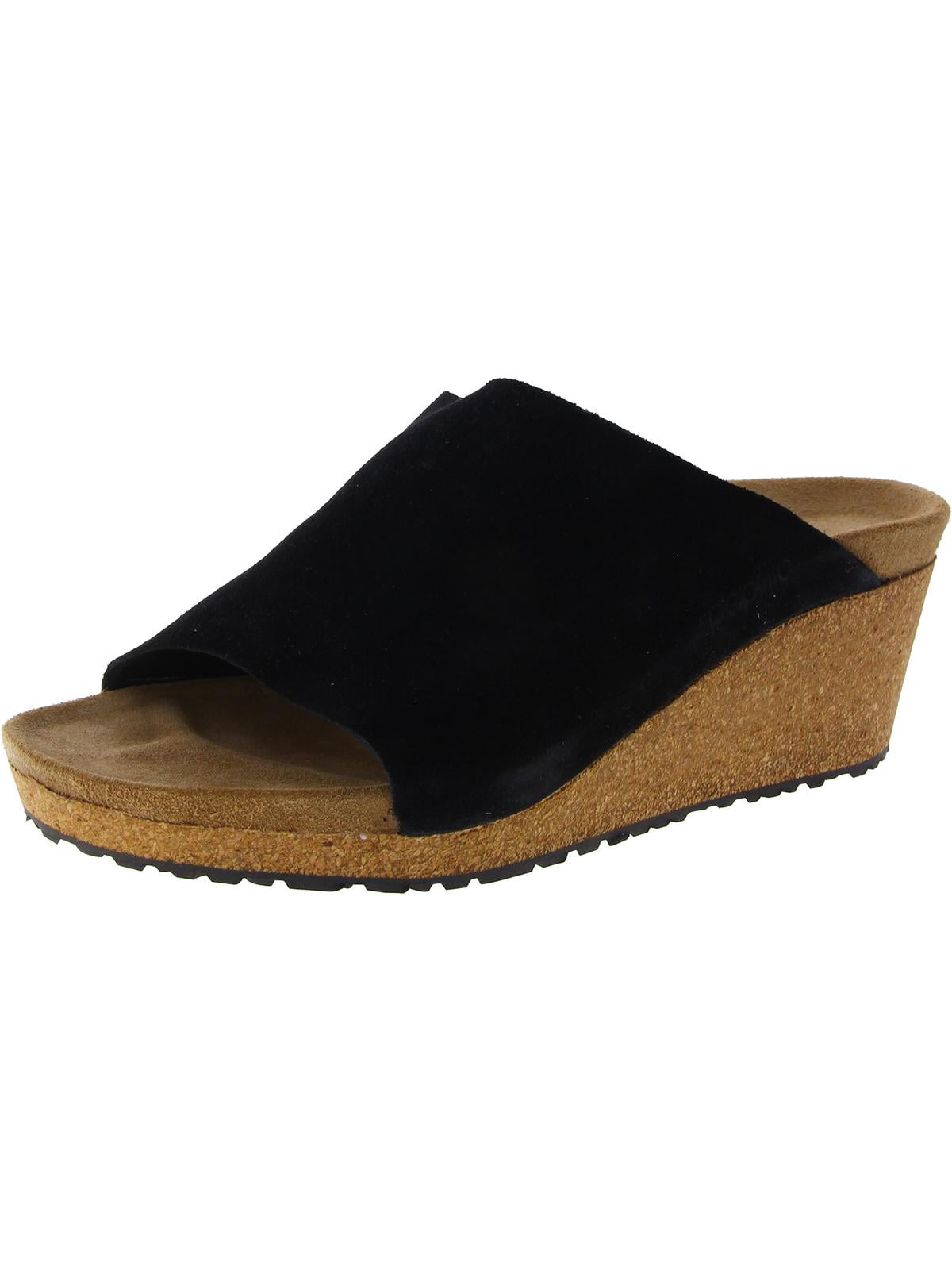 Papillio by Birkenstock Womens Namika Faux Suede Slip On Wedge Sandals ...