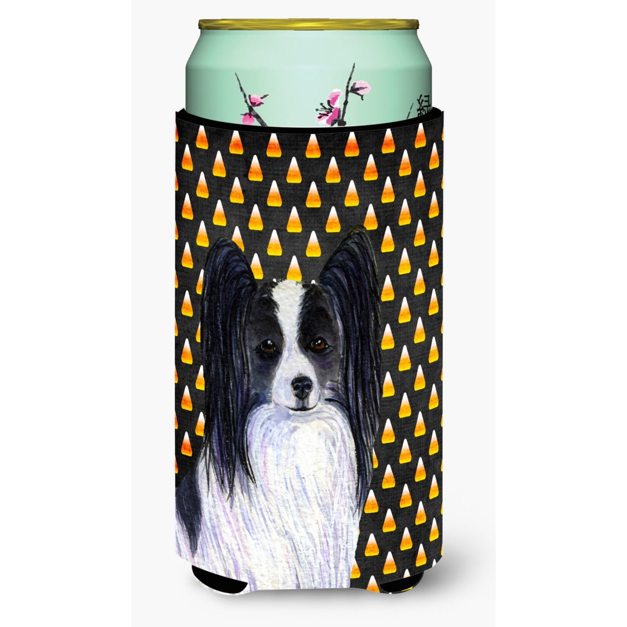 Papillon Candy Corn Halloween Portrait Tall Boy Hugger - Walmart.com