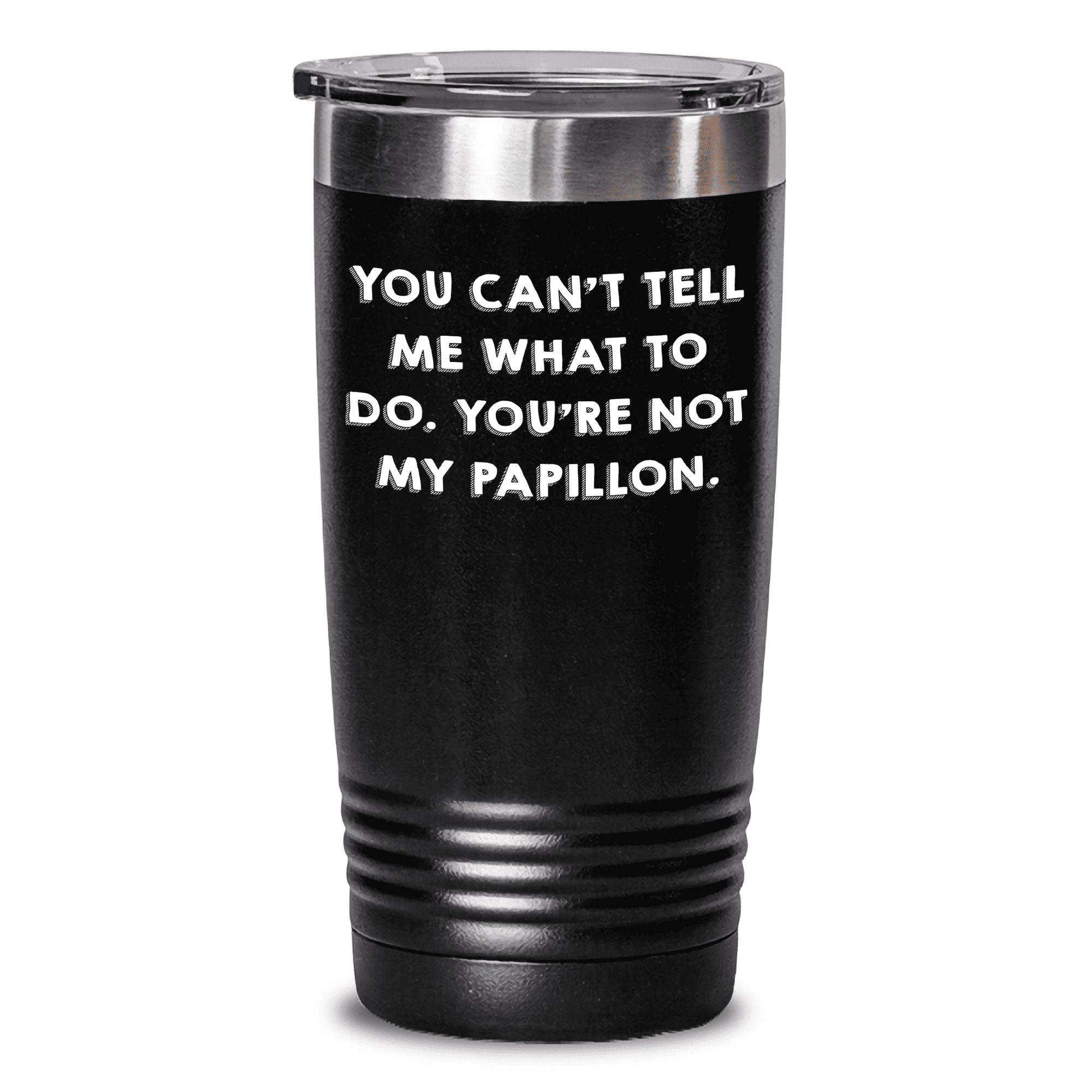 Papillon Dog Lover's Funny Tumbler, Gifts from Family for Father's Day ...