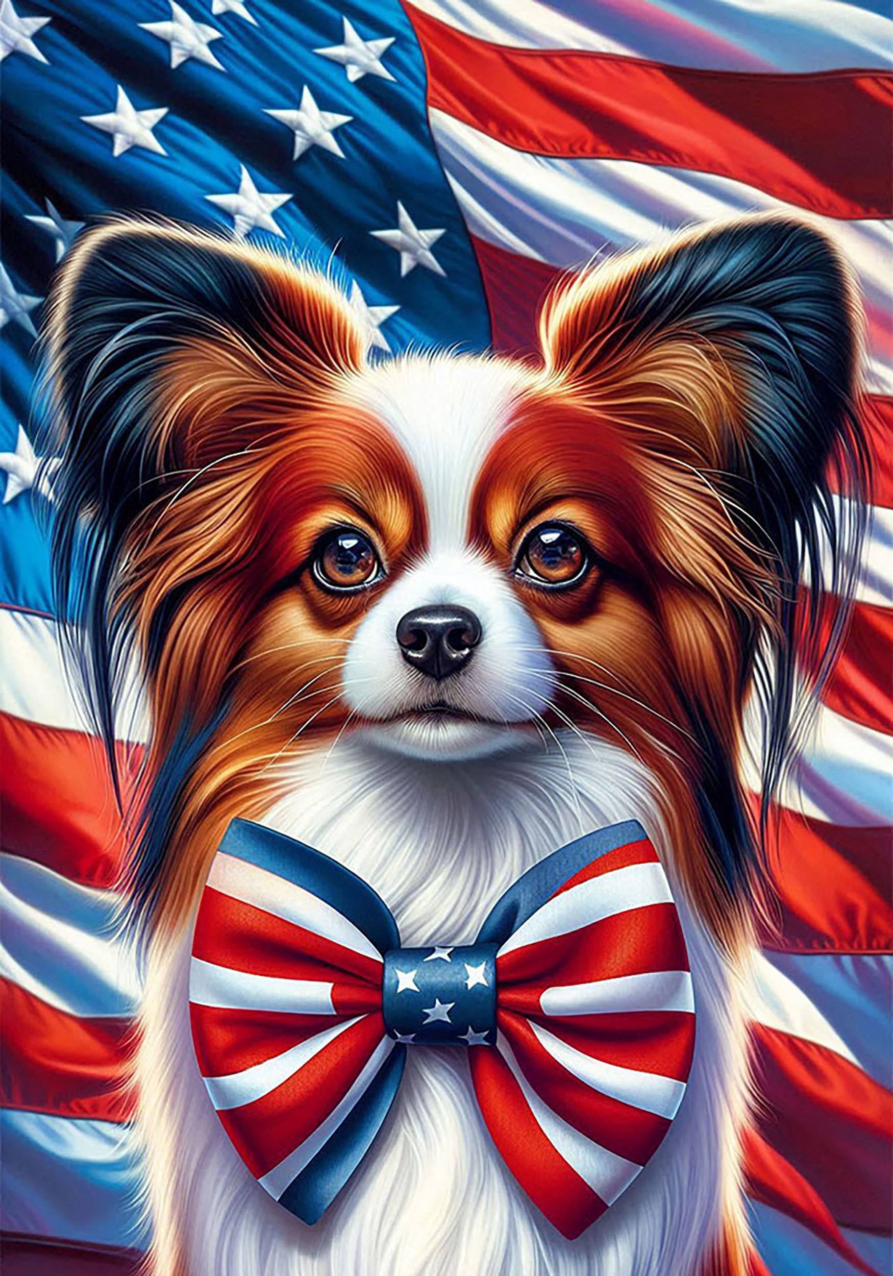 Papillon Red and White - Best of Breed DCR Patriotic III Outdoor House ...
