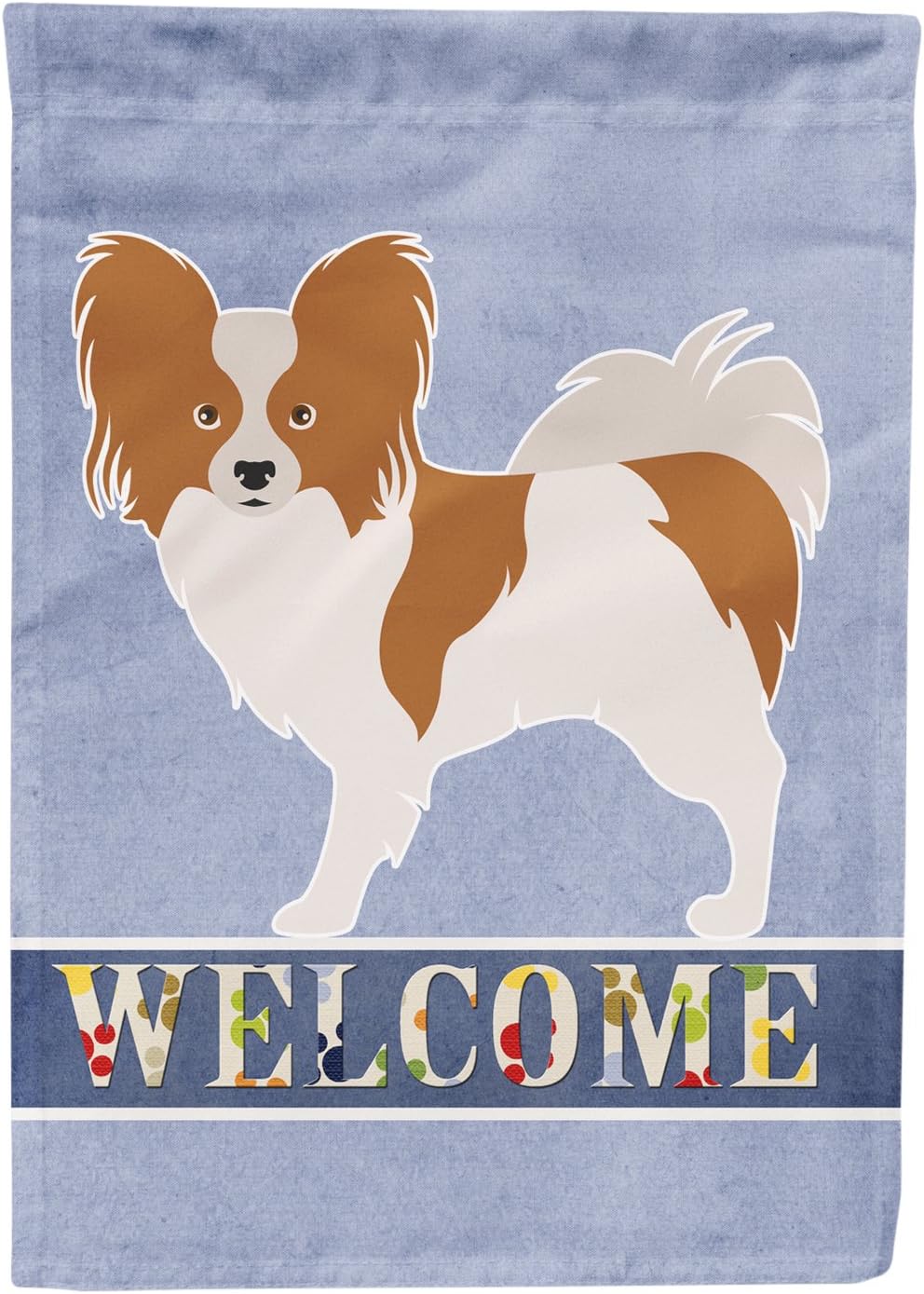 Papillon Welcome Garden Flag, Blue Mailbox Flag Decorative Yard Flag ...
