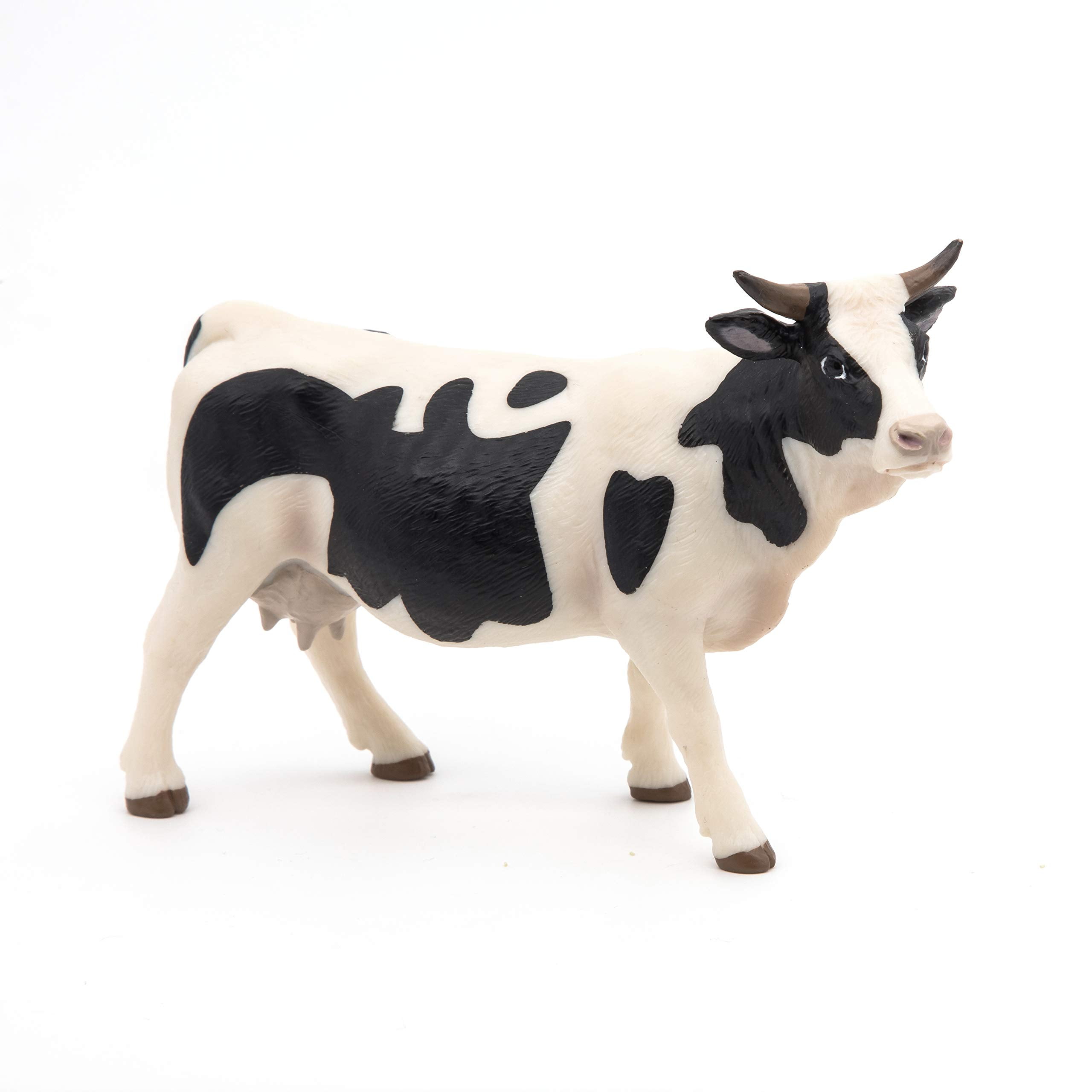 Papo Black and White Cow Figure, Multicolor - Walmart.com