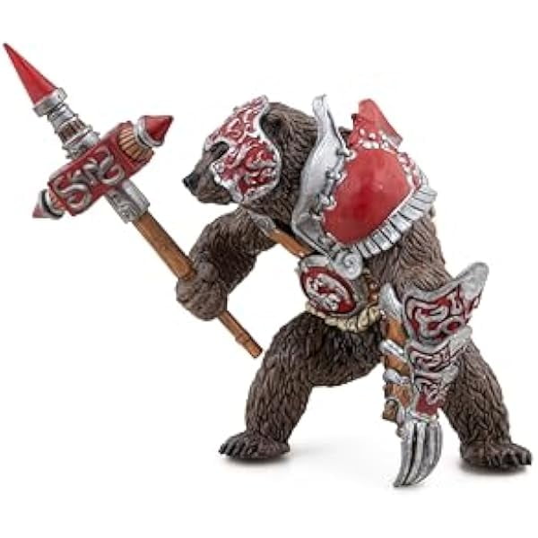Papo - Mutant Bear Figurine - Hand-Painted Fantasy Warrior Toy for Kids ...