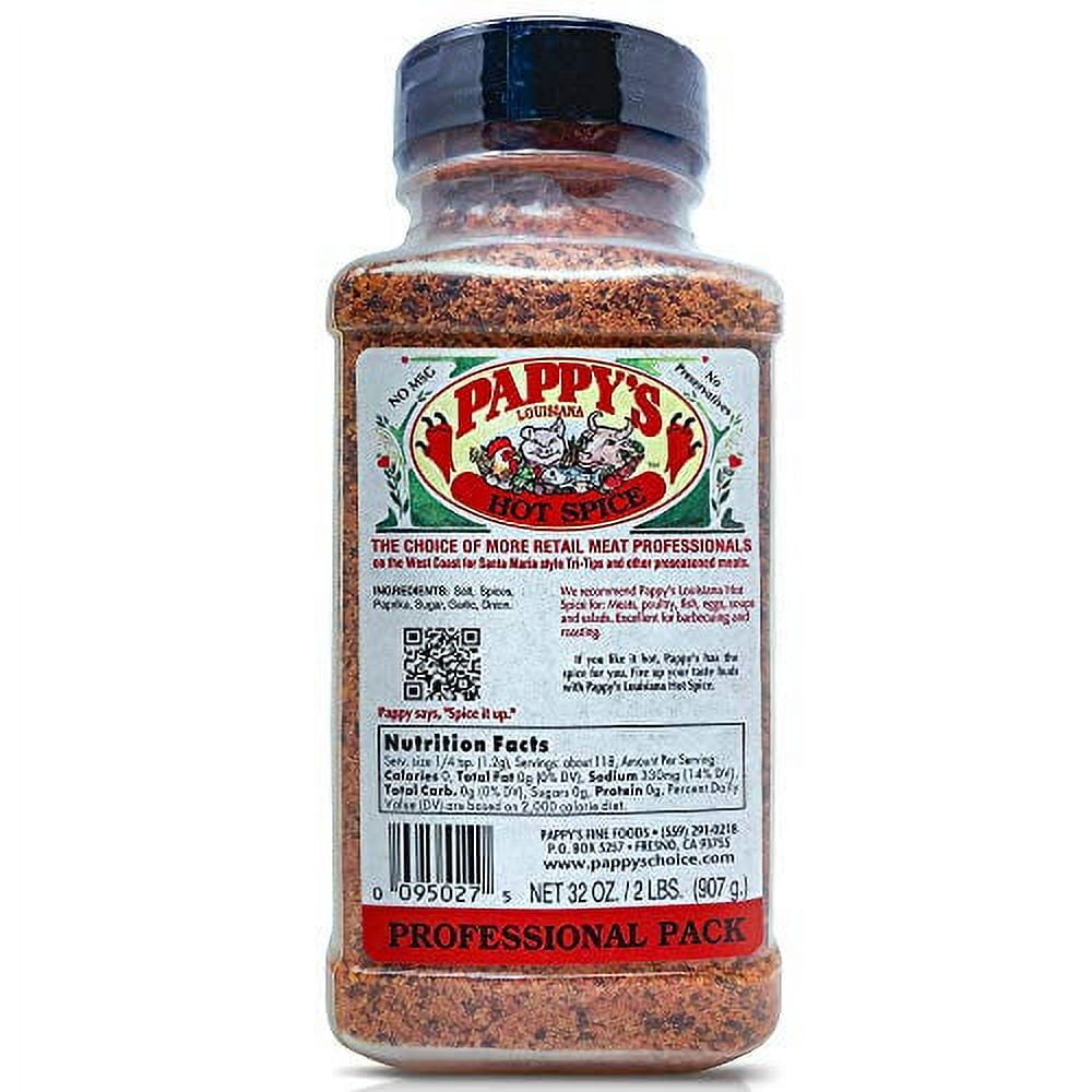 Pappy's Seasonings (Louisiana Hot Spice, 32oz) - Walmart.com