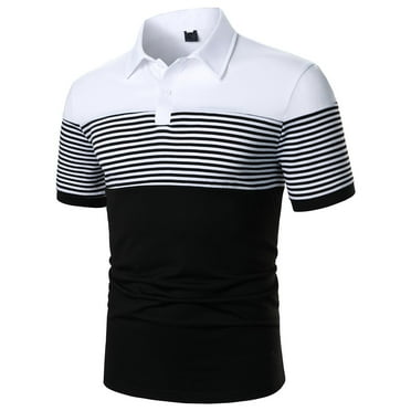 Iceglad Golf Shirts for Men Short Sleeve Dry Fit Print Performance ...