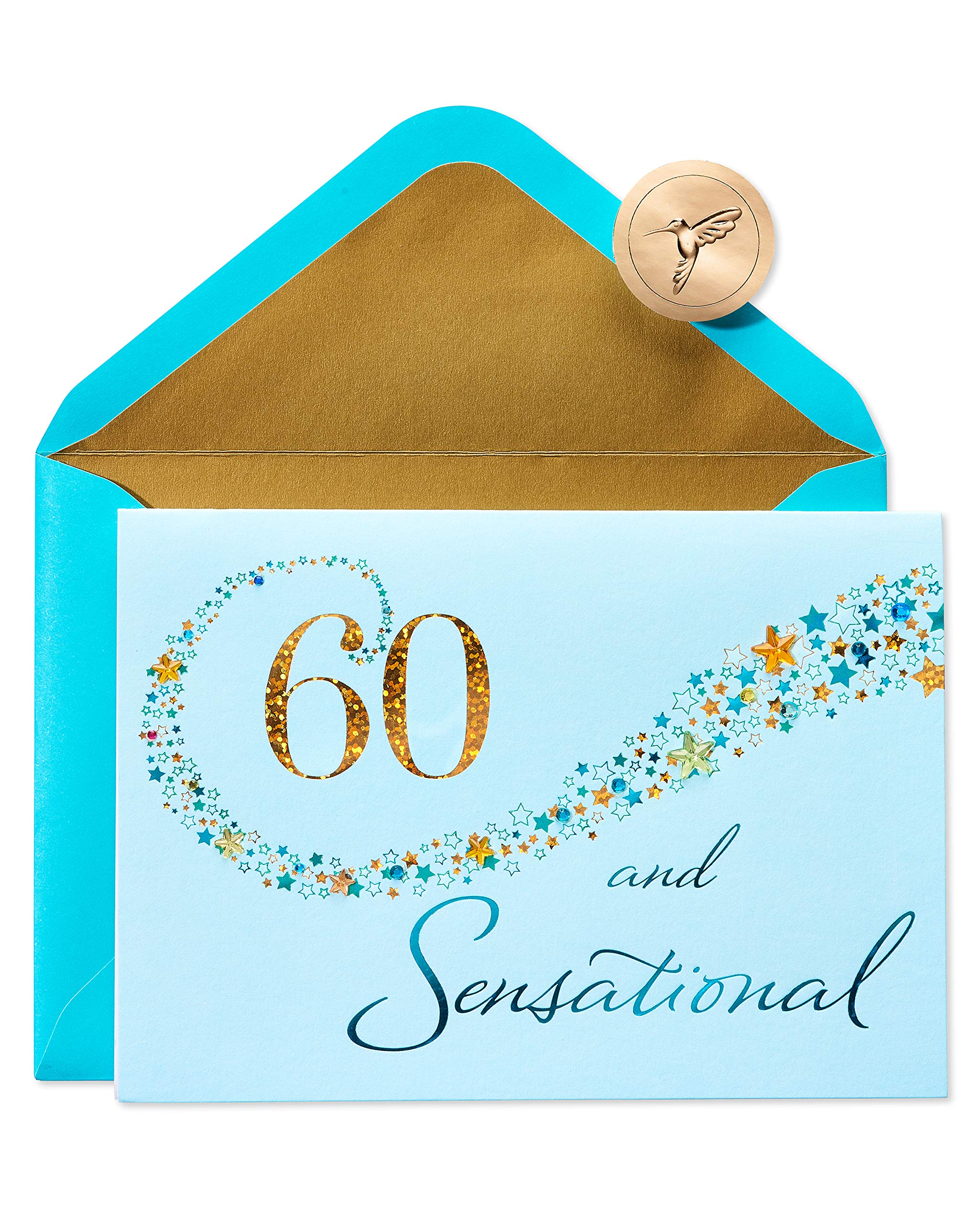 Papyrus 60th Birthday Card (Wonderful Celebration) SMR - Walmart.com