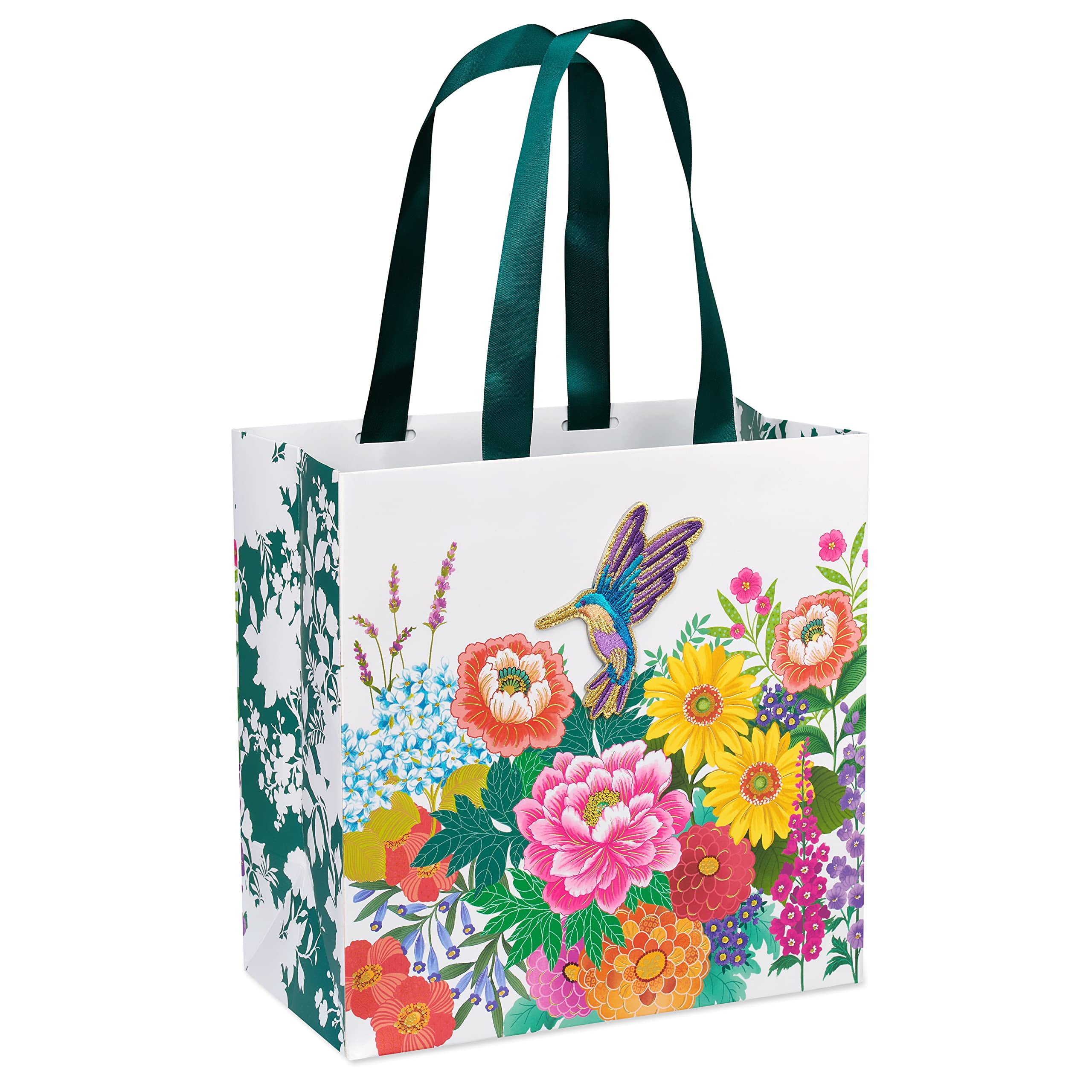 Papyrus 8.5" Medium Gift Bag (Hummingbird in Garden) for Birthdays ...
