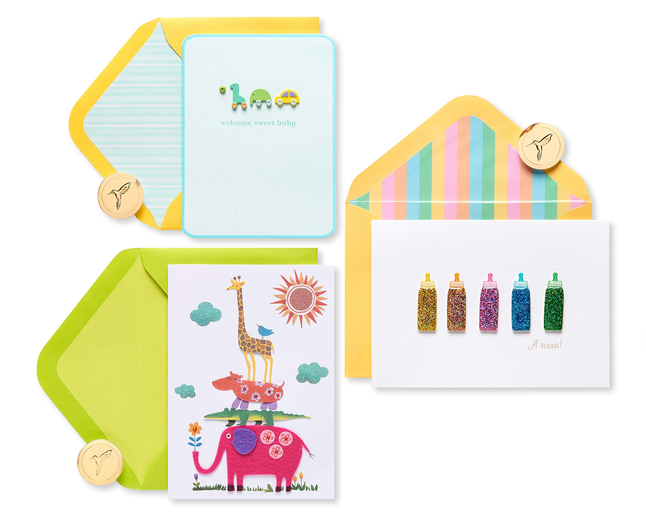 Papyrus Baby Shower Cards, Congratulations (3-Count) - Walmart.com