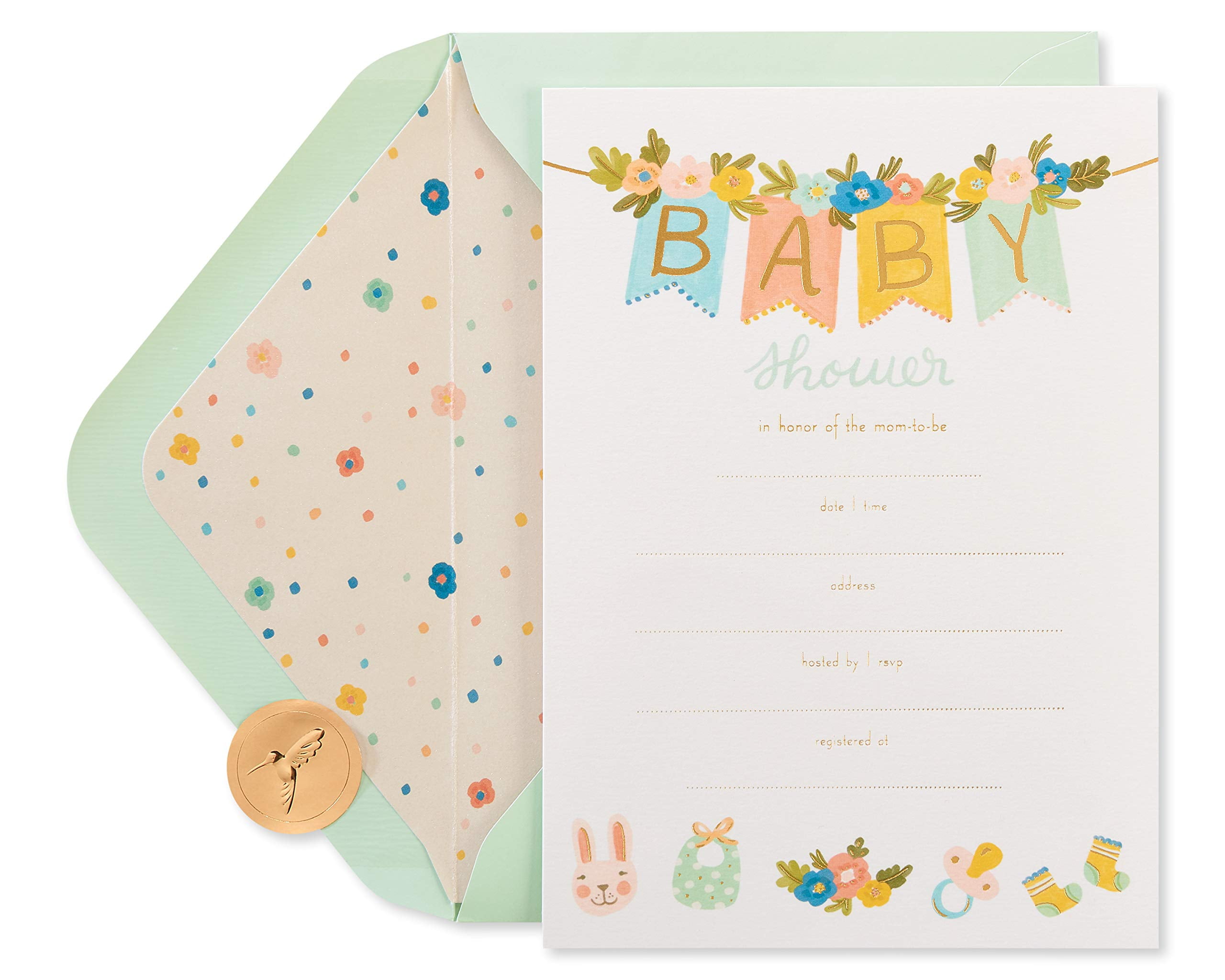 Papyrus Baby Shower Invitations, Banner (20-Count) - Walmart.com