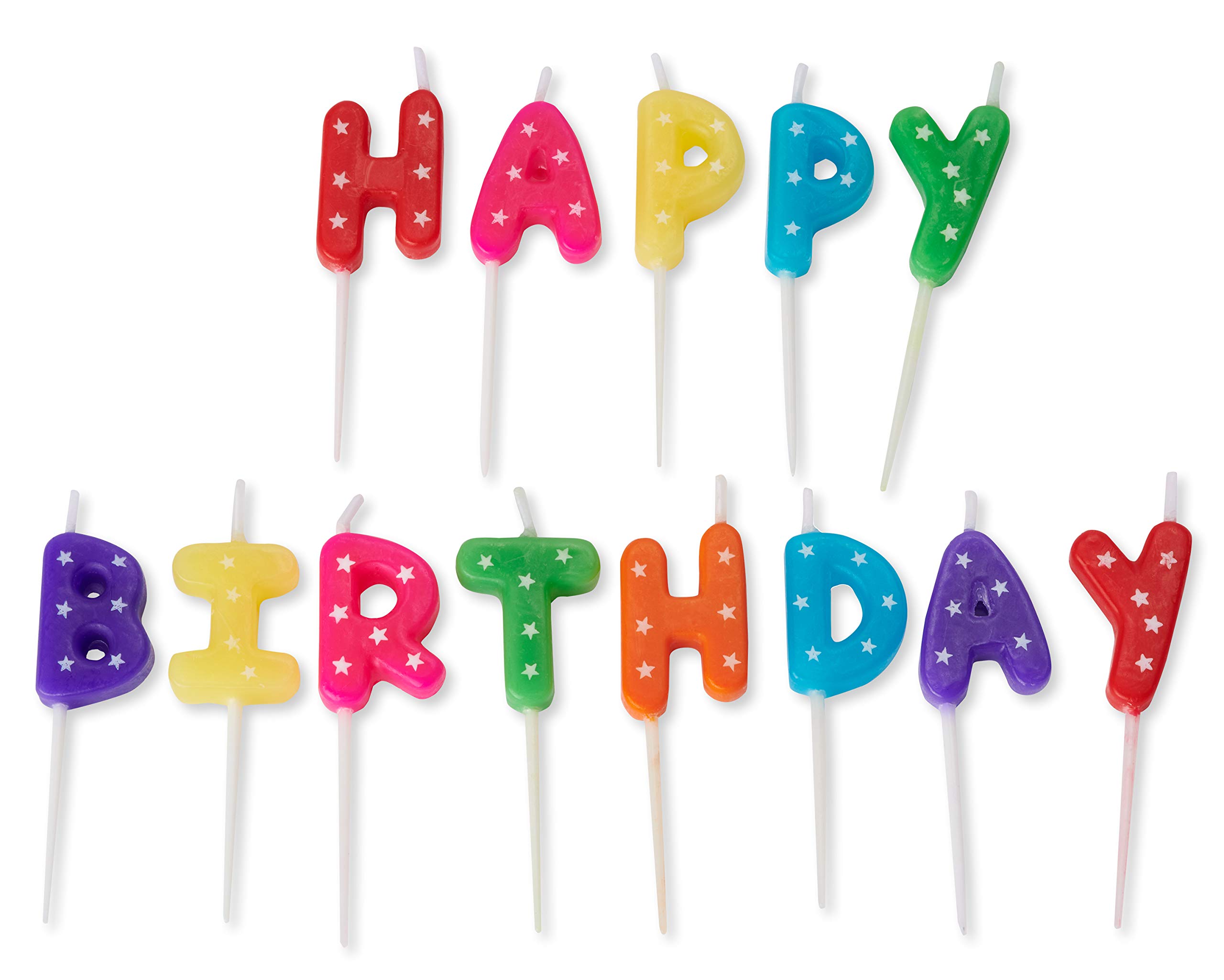Papyrus Birthday Candles, Happy Birthday Toothpicks (13-Count) C24 ...