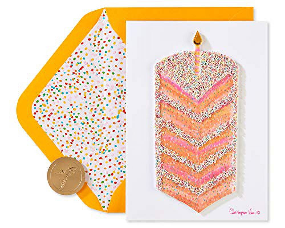 Papyrus Birthday Card (Big Slice of Happy) - Walmart.com