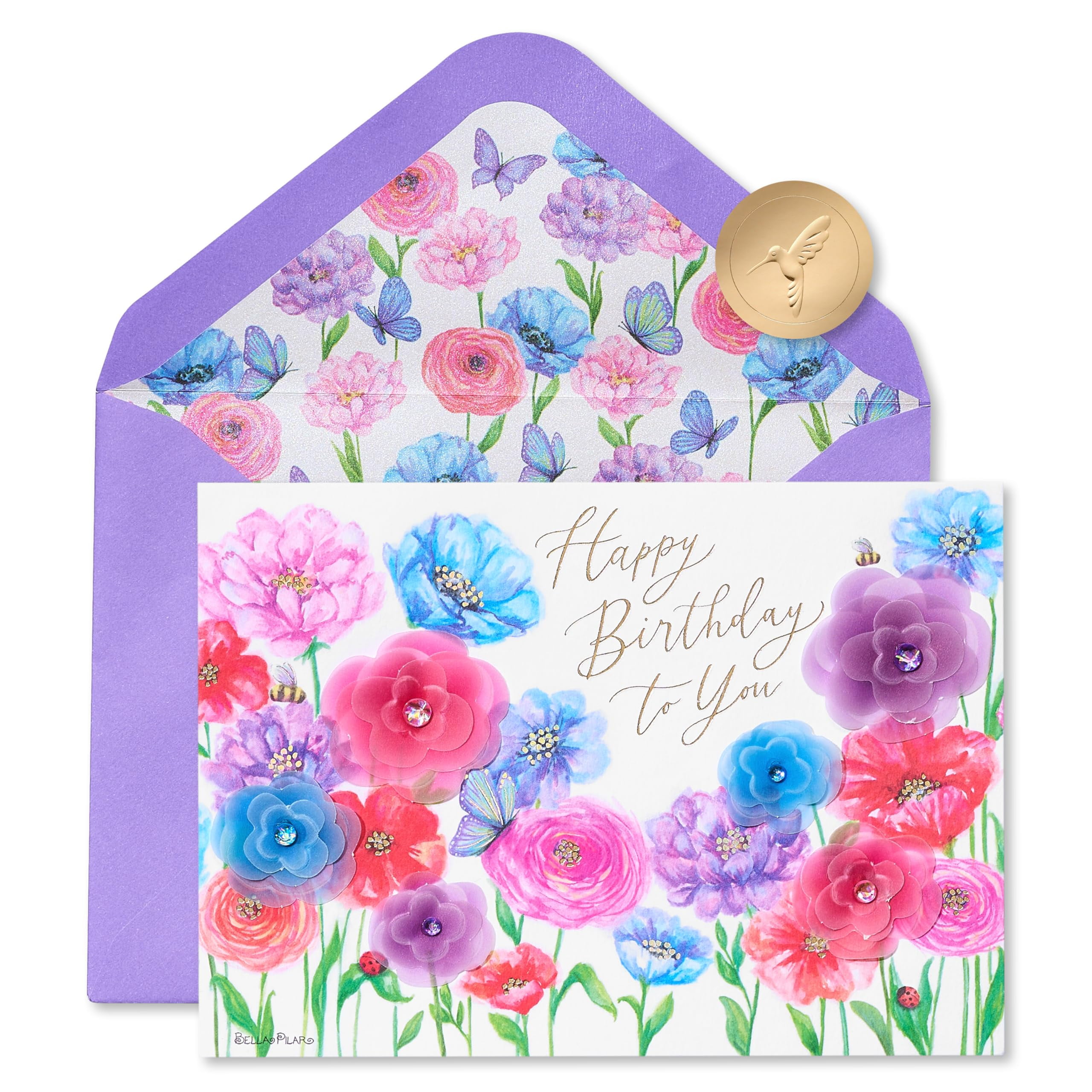 Papyrus Birthday Card (Most Beautiful Person) SMR- Designed by Bella Pilar - Walmart.com