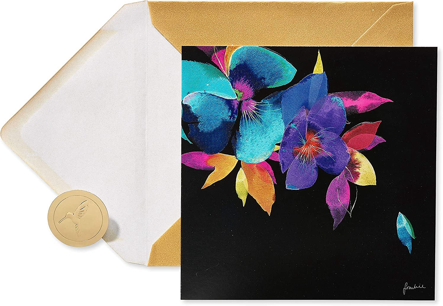 Papyrus Blank Card (Colorful Flowers) - Walmart.com