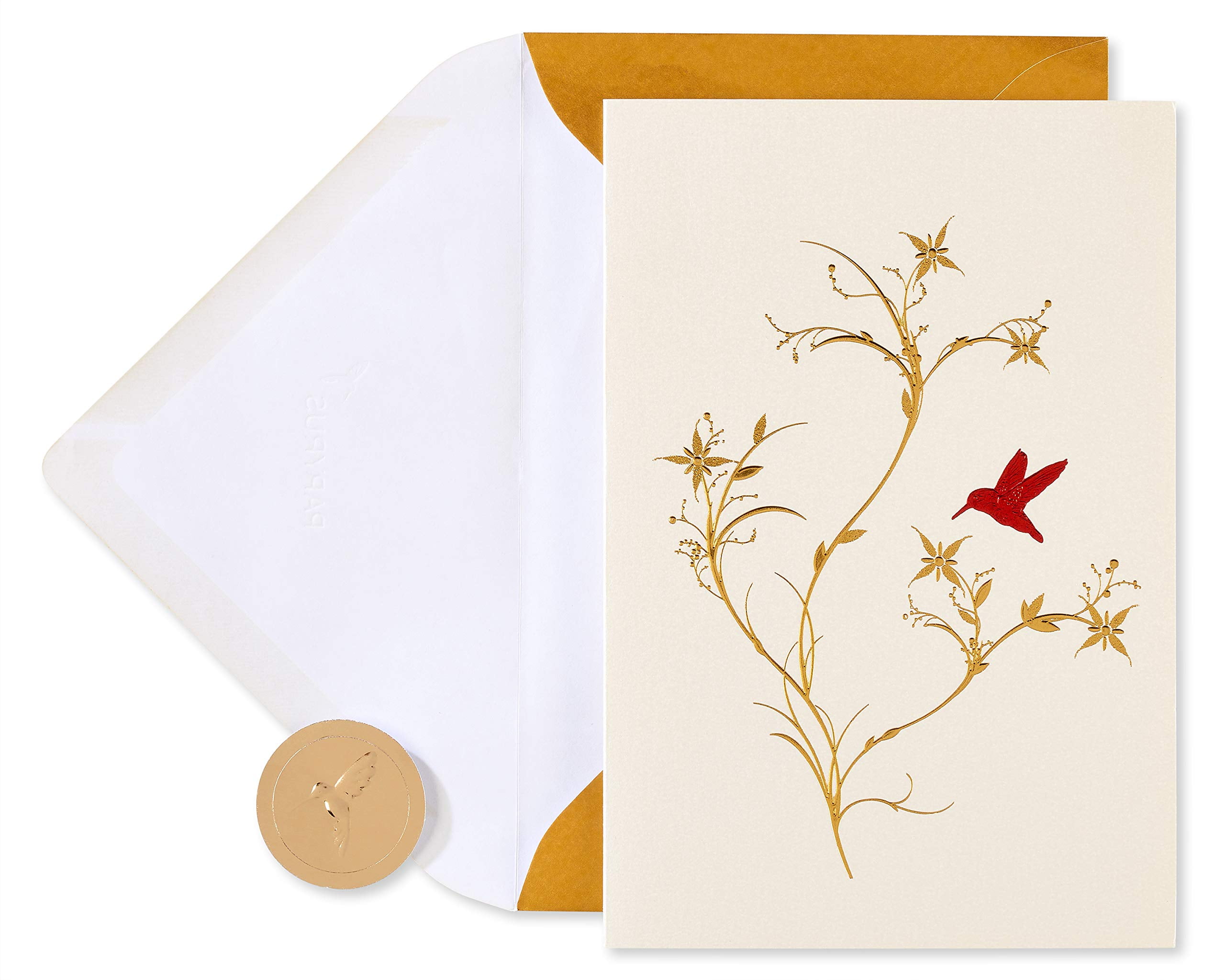 Papyrus Blank Card (Red Hummingbird) C21 - Walmart.com