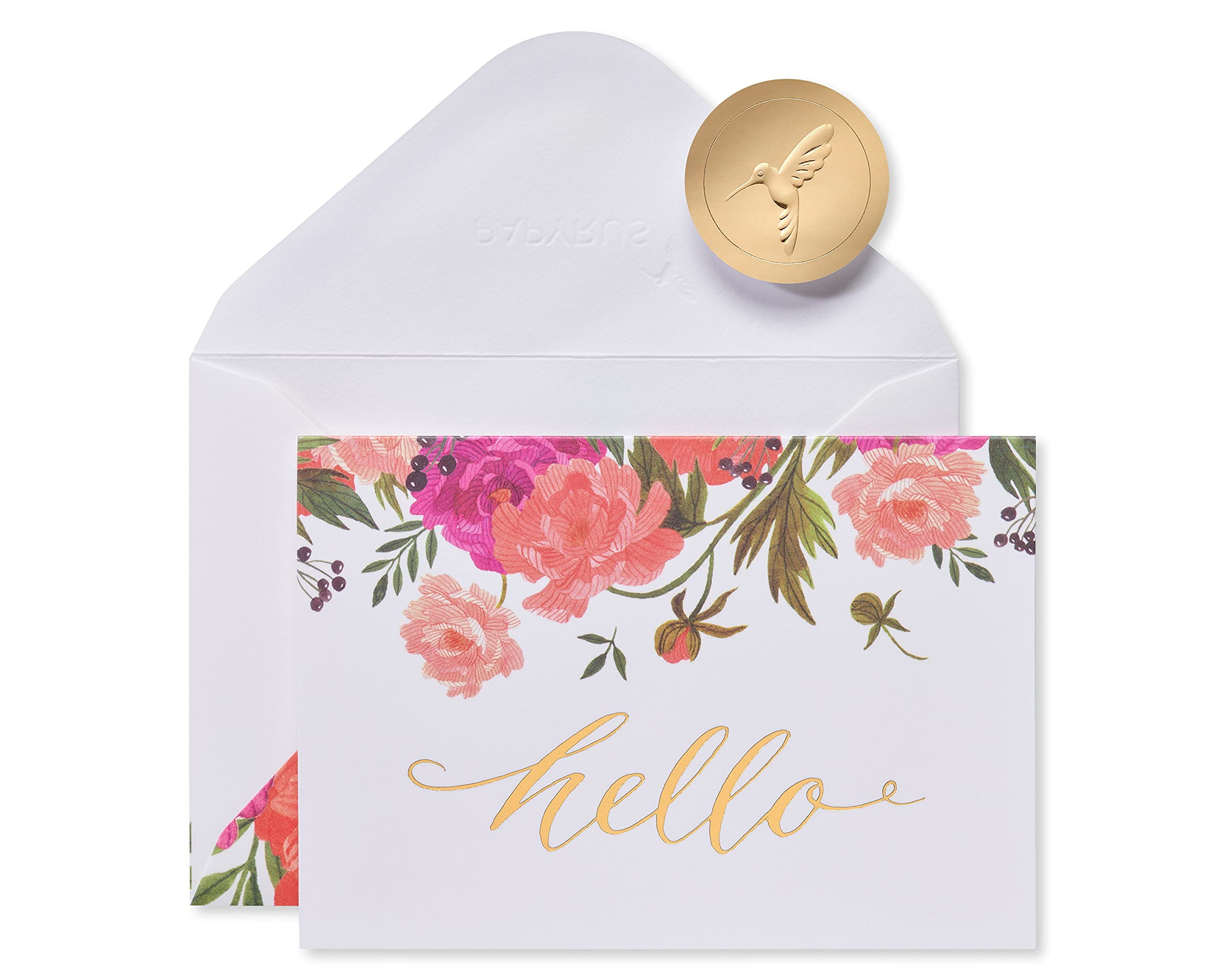 Papyrus Blank Cards with Envelopes, Floral Hello (14-Count) - Walmart.com