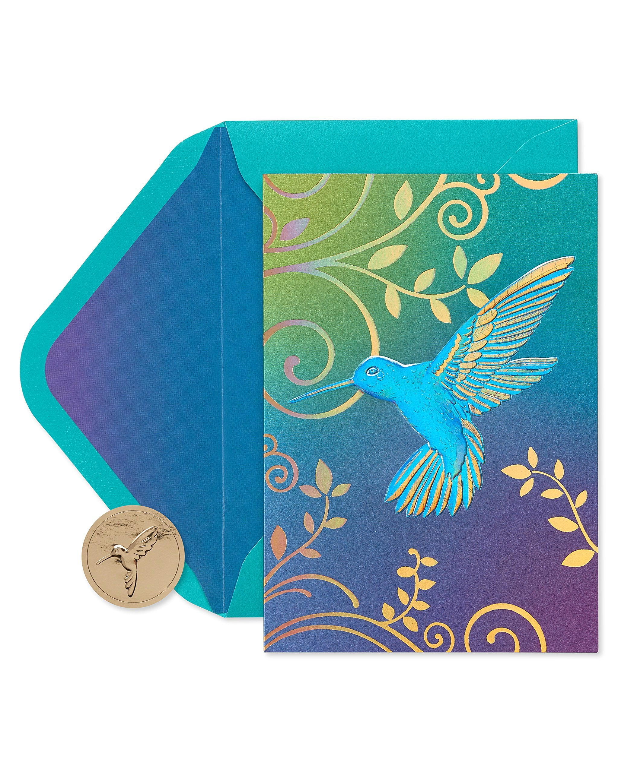 Papyrus Blank Cards with Envelopes, Hummingbird (12-Count) - Walmart.com
