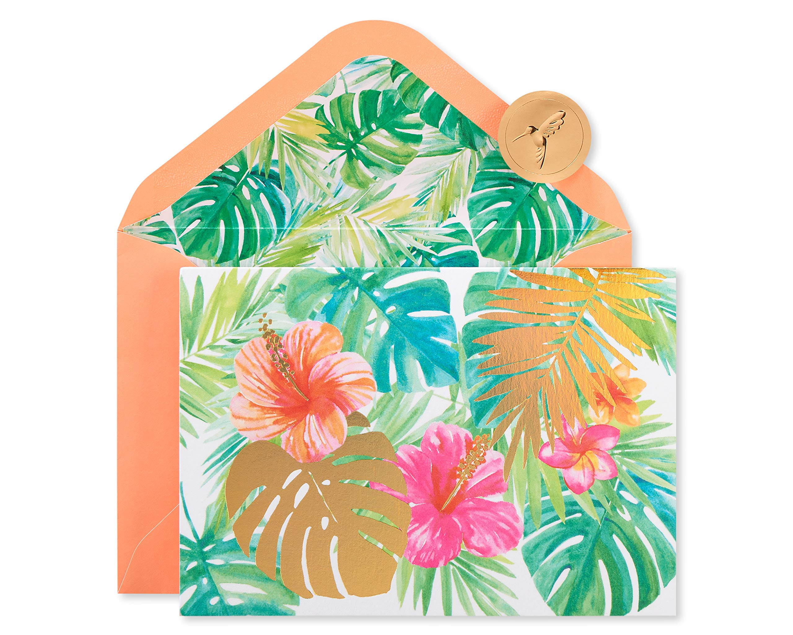 Papyrus Blank Cards with Envelopes, Tropical Flowers (12-Count ...