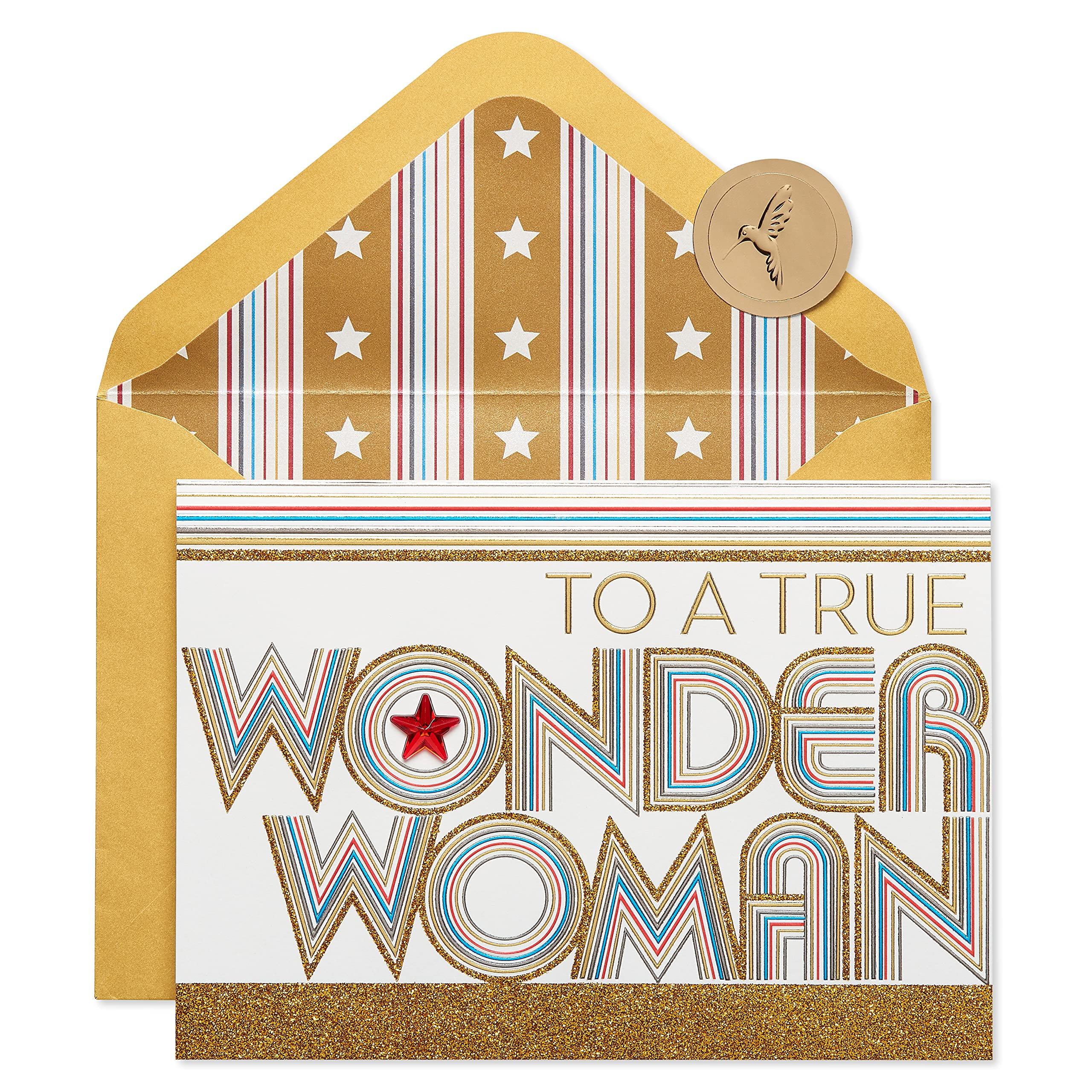 Papyrus Blank Wonder Woman Card for Her (True Wonder Woman) C40 ...