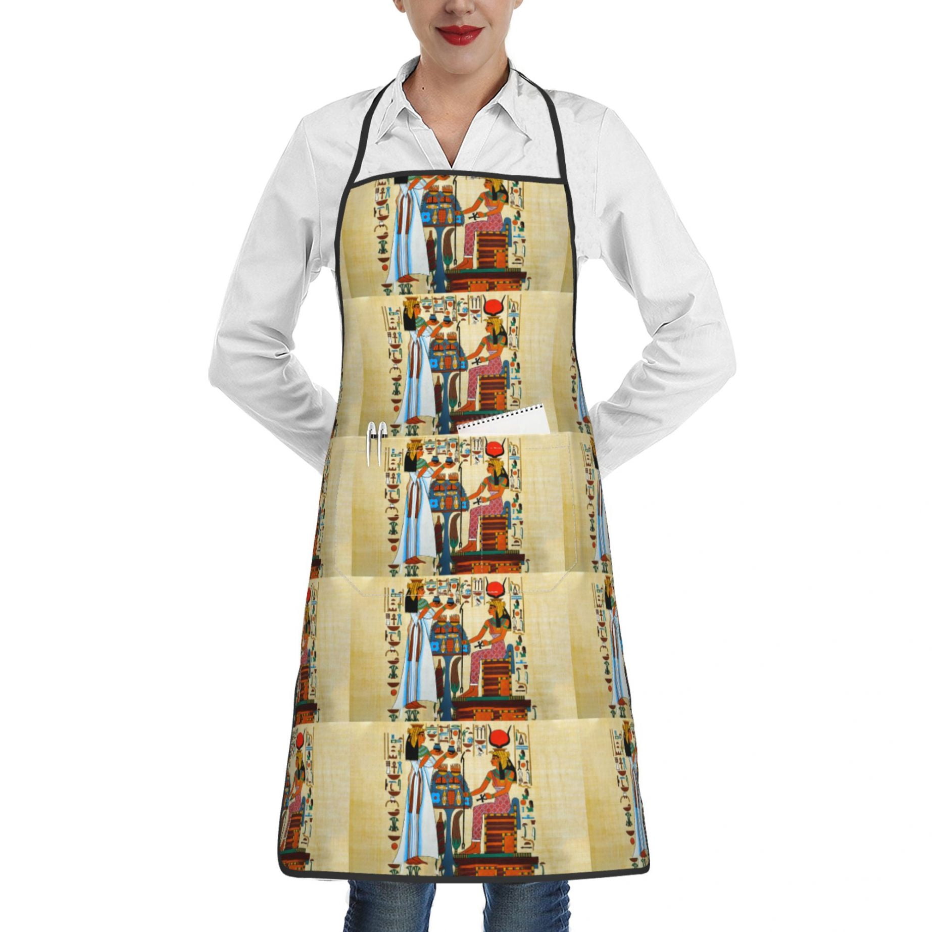 Papyrus Design With Ancient Egyptian Elements Women'S And Men'S Kitchen ...