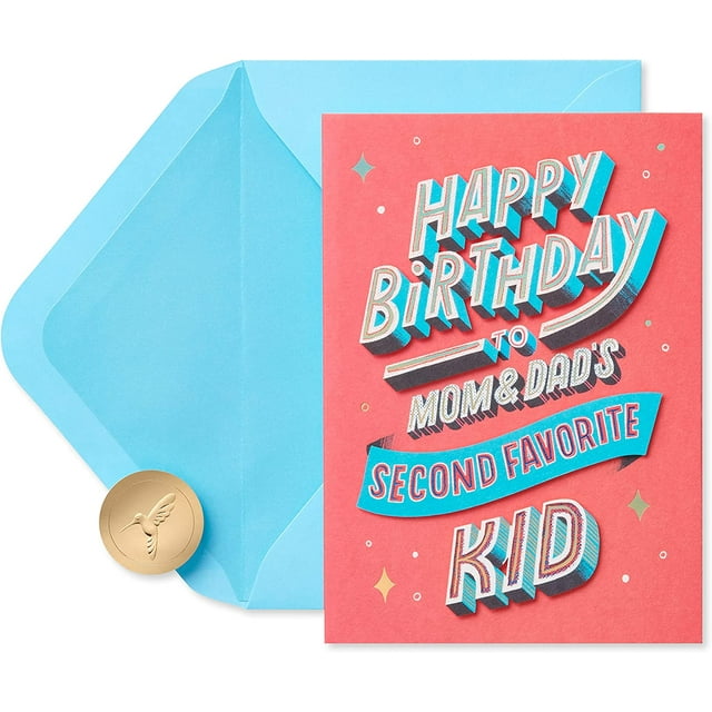 Papyrus Funny Birthday Card for Brother or Sister (From Your Favorite ...