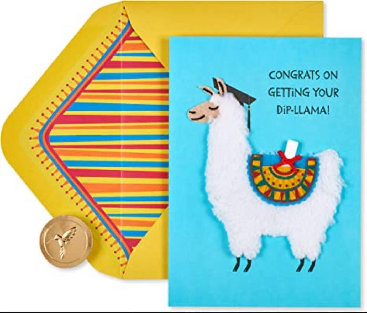 Papyrus Funny Graduation Card (Funny Llama) - Walmart.com