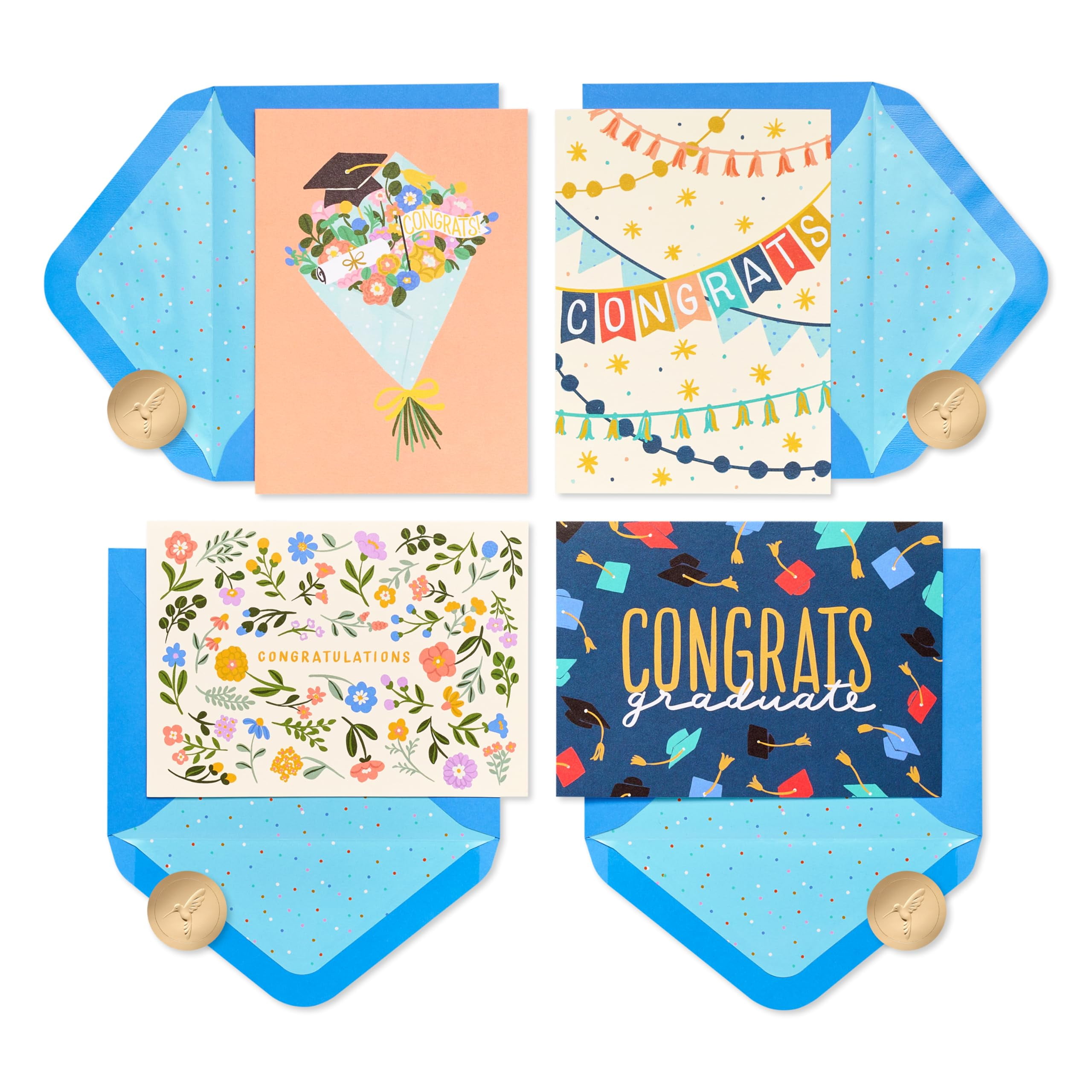 Papyrus Graduation Cards with Envelopes, Congratulations Designs (20 ...
