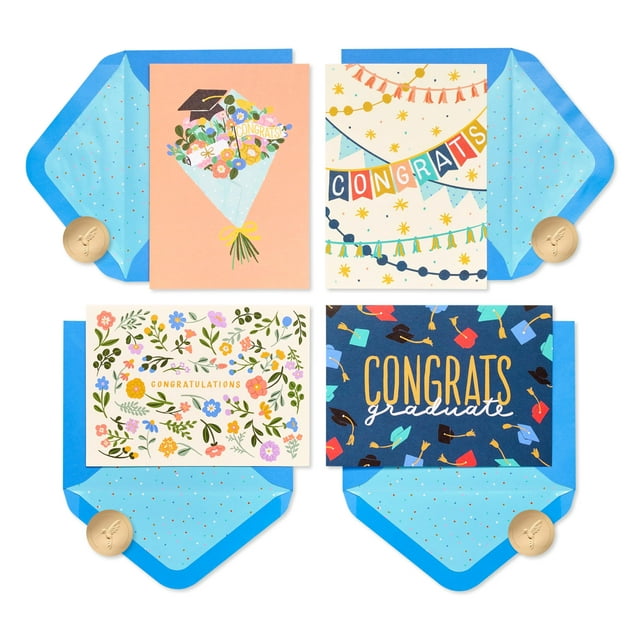 Papyrus Graduation Cards with Envelopes, Congratulations Designs (20 ...