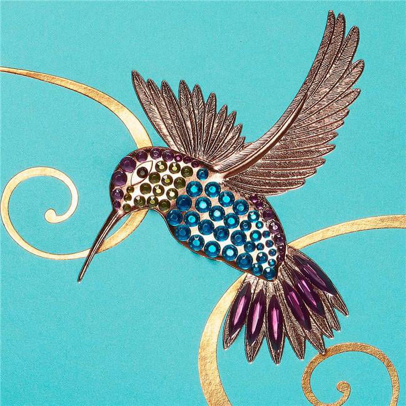 Papyrus Greeting Card 1/Pkg-Gem Hummingbird - Walmart.com