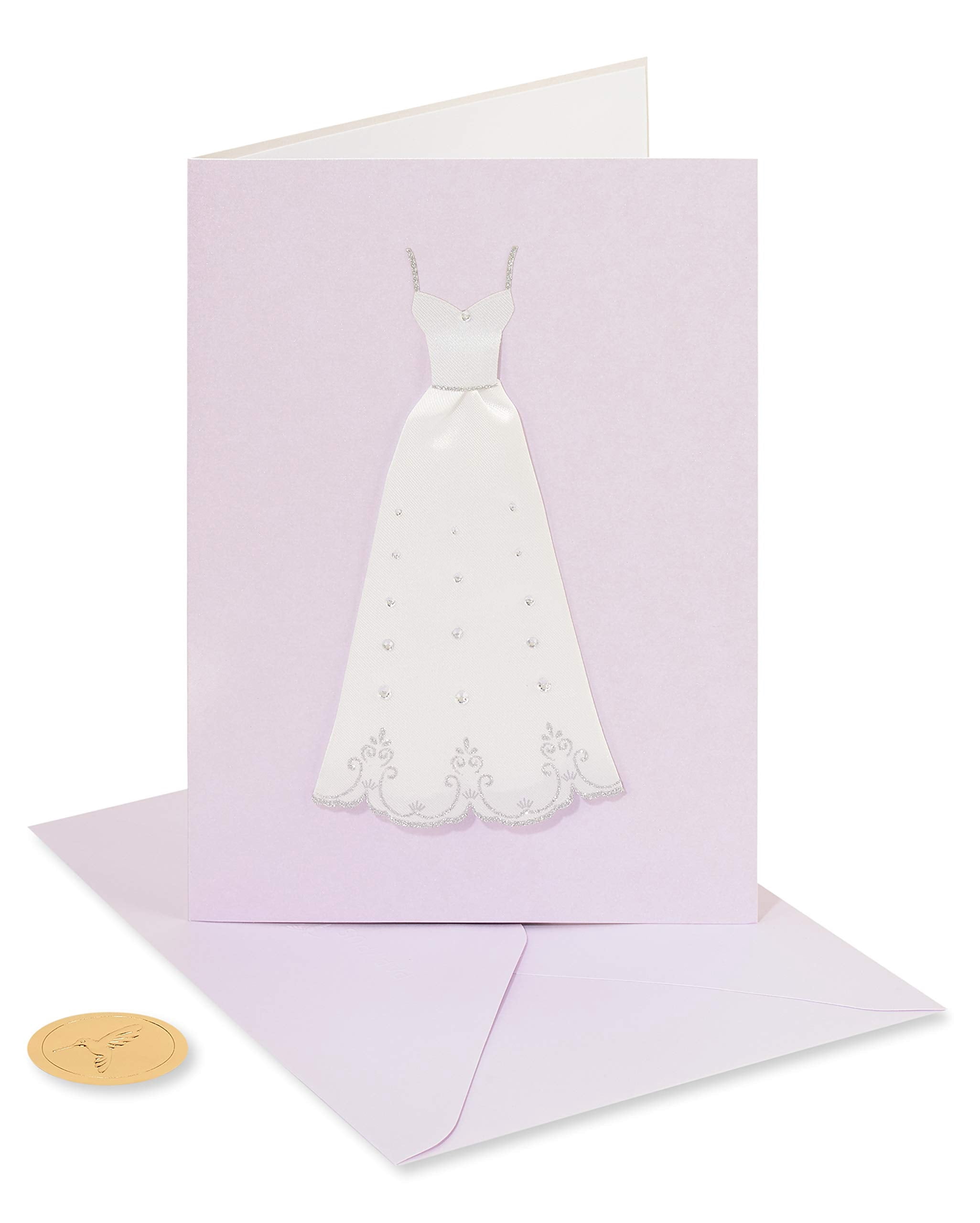 Papyrus Handmade Bridal Gown Wedding Card - Walmart.com