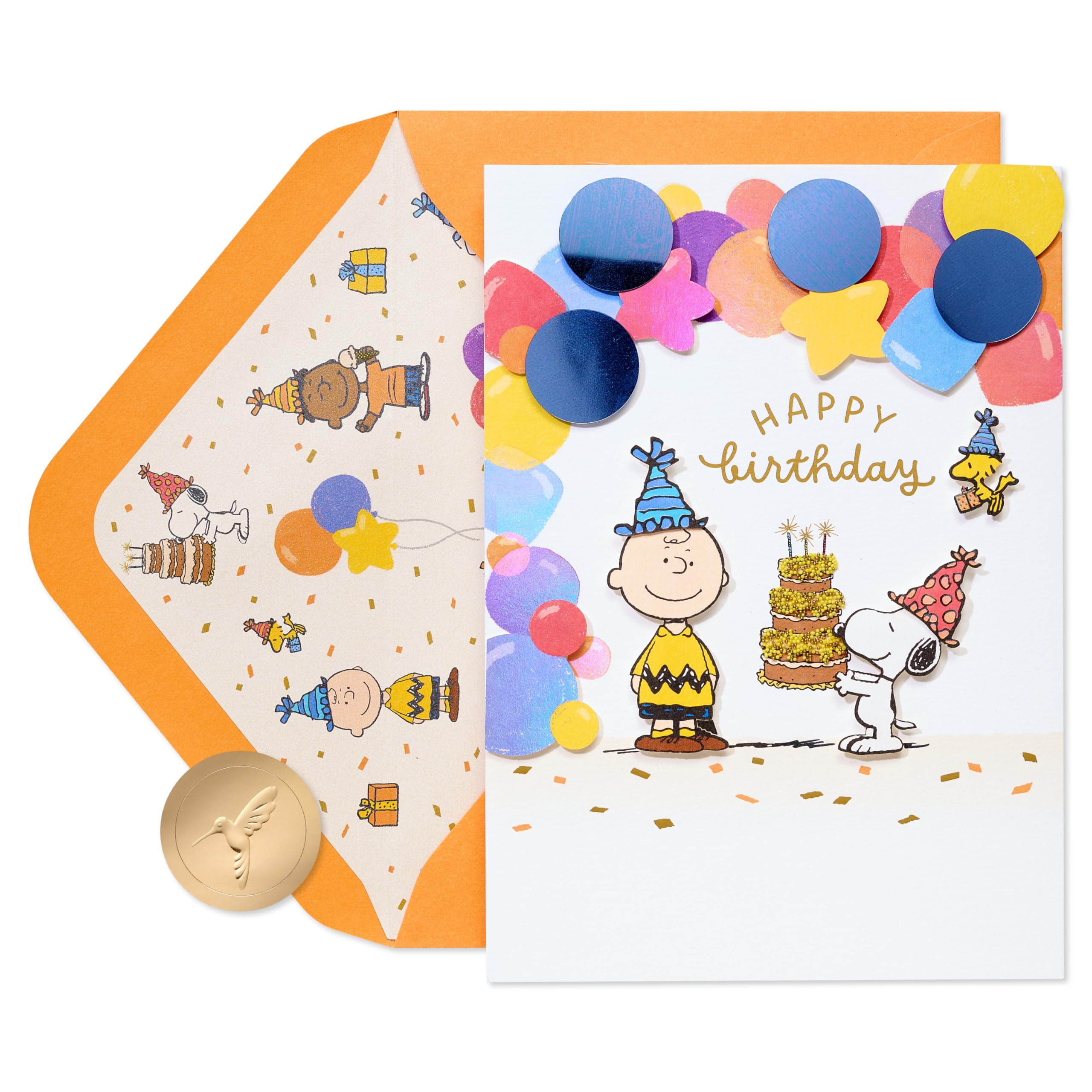 Papyrus Peanuts Birthday Card (You're The Best) SMR - Walmart.com