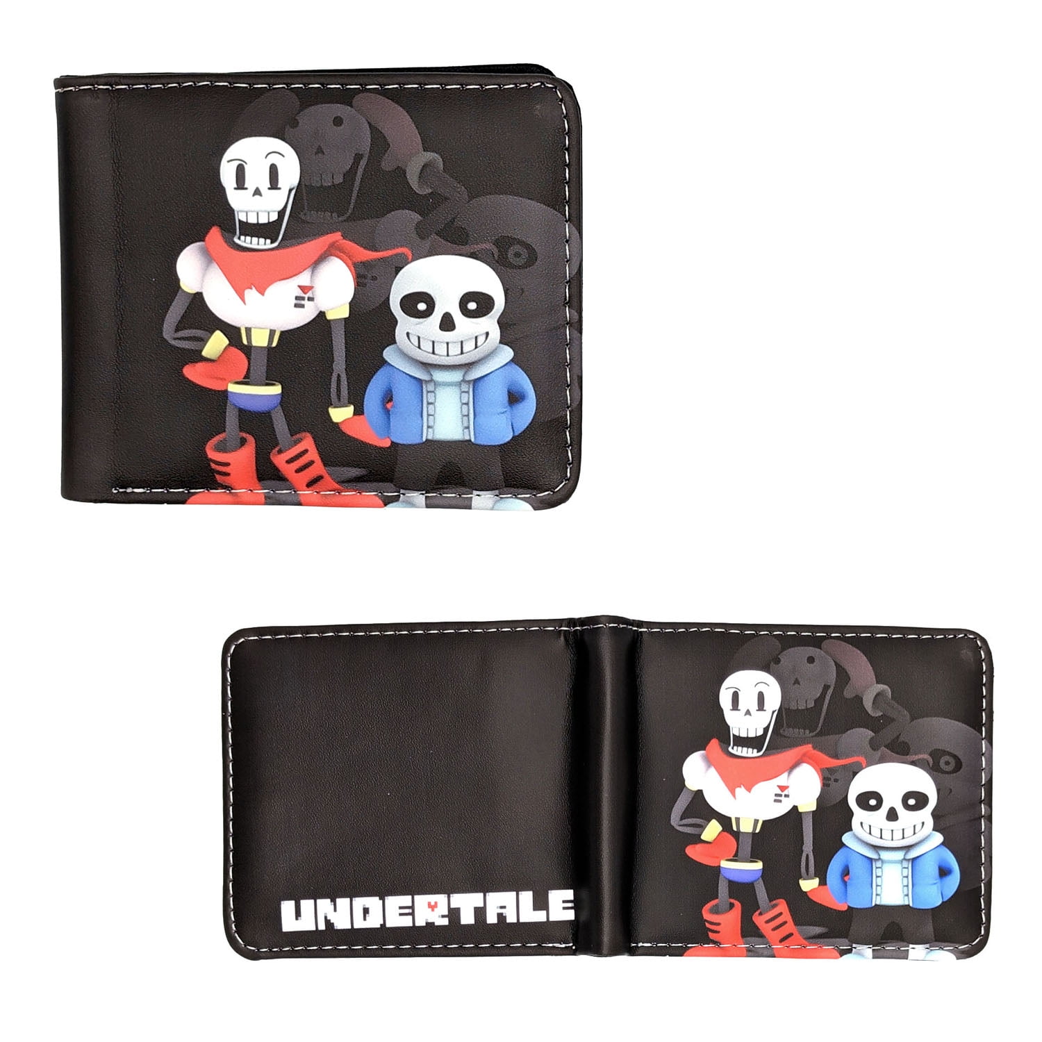 Papyrus & Sans - Undertale 4x5" Bi-Fold Wallet - Walmart.com