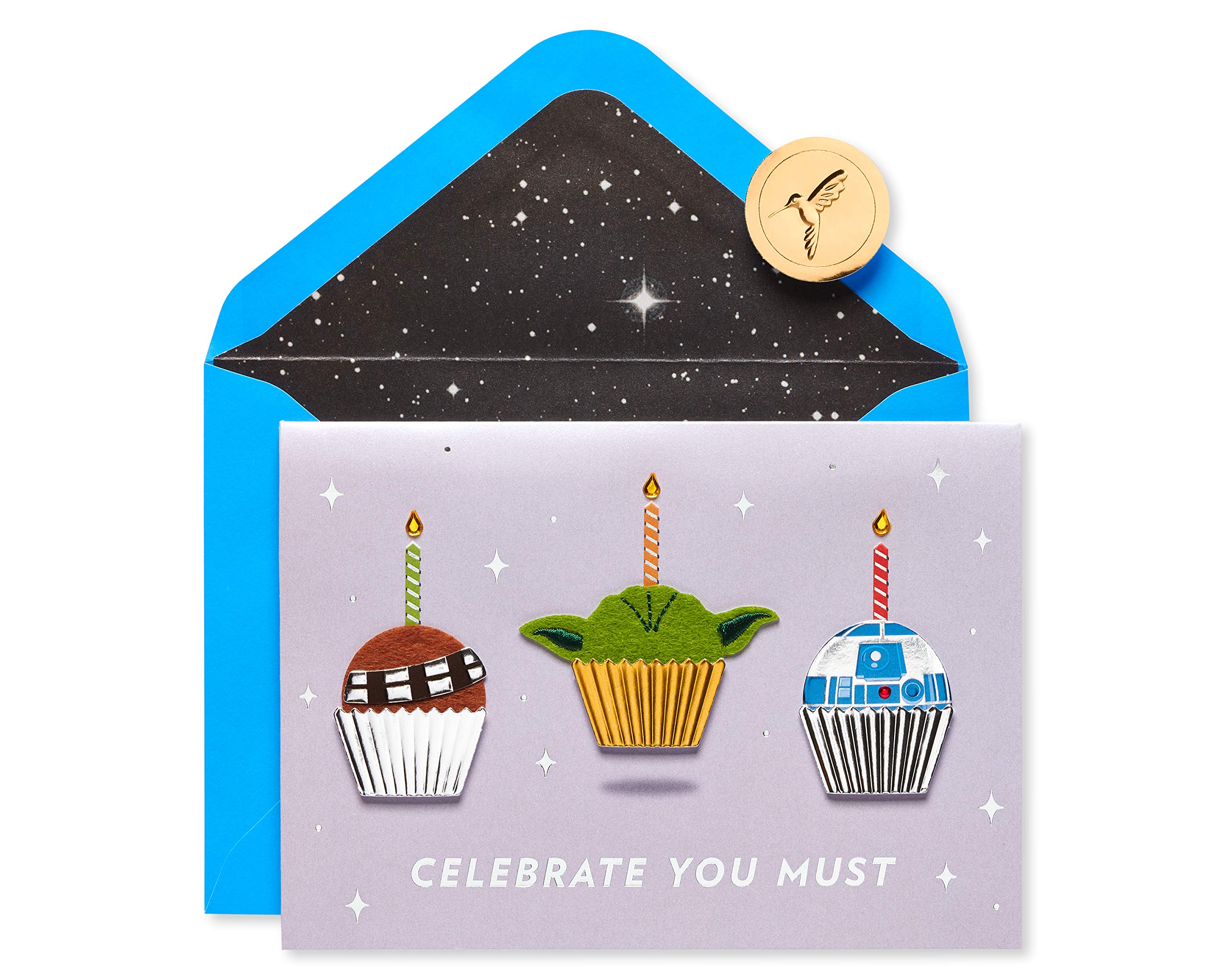 Papyrus Star Wars Birthday Card (Happy Birthday) SMR - Walmart.com