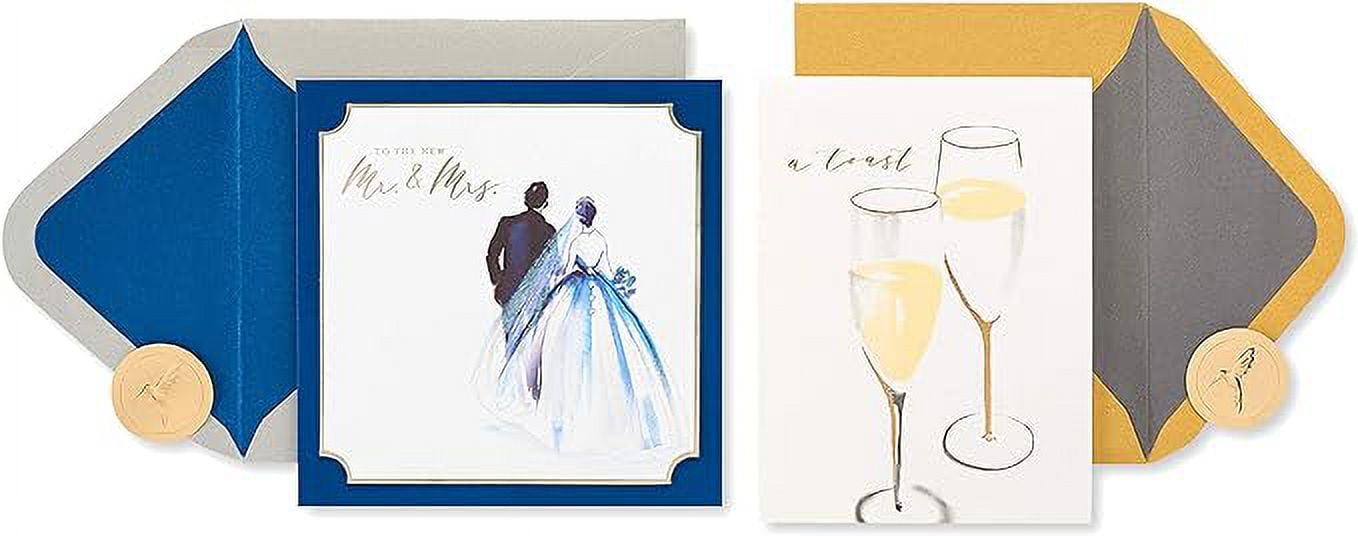 Papyrus Wedding Cards, Congratulations Toast (2-Count) - Walmart.com