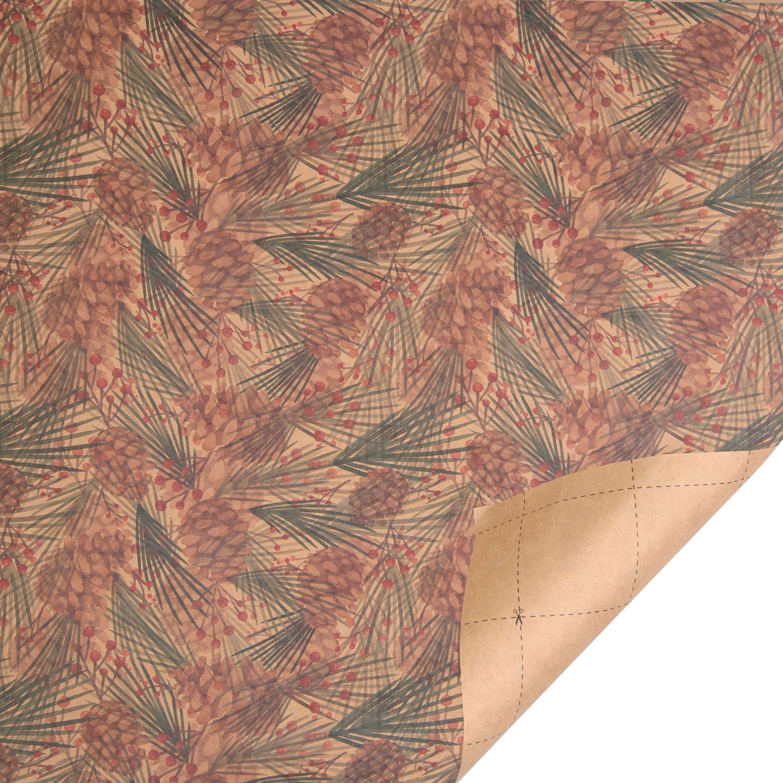 Papyrus Wrapping Paper Christmas Vintage Kraft Paper Wrapping Paper DIY ...